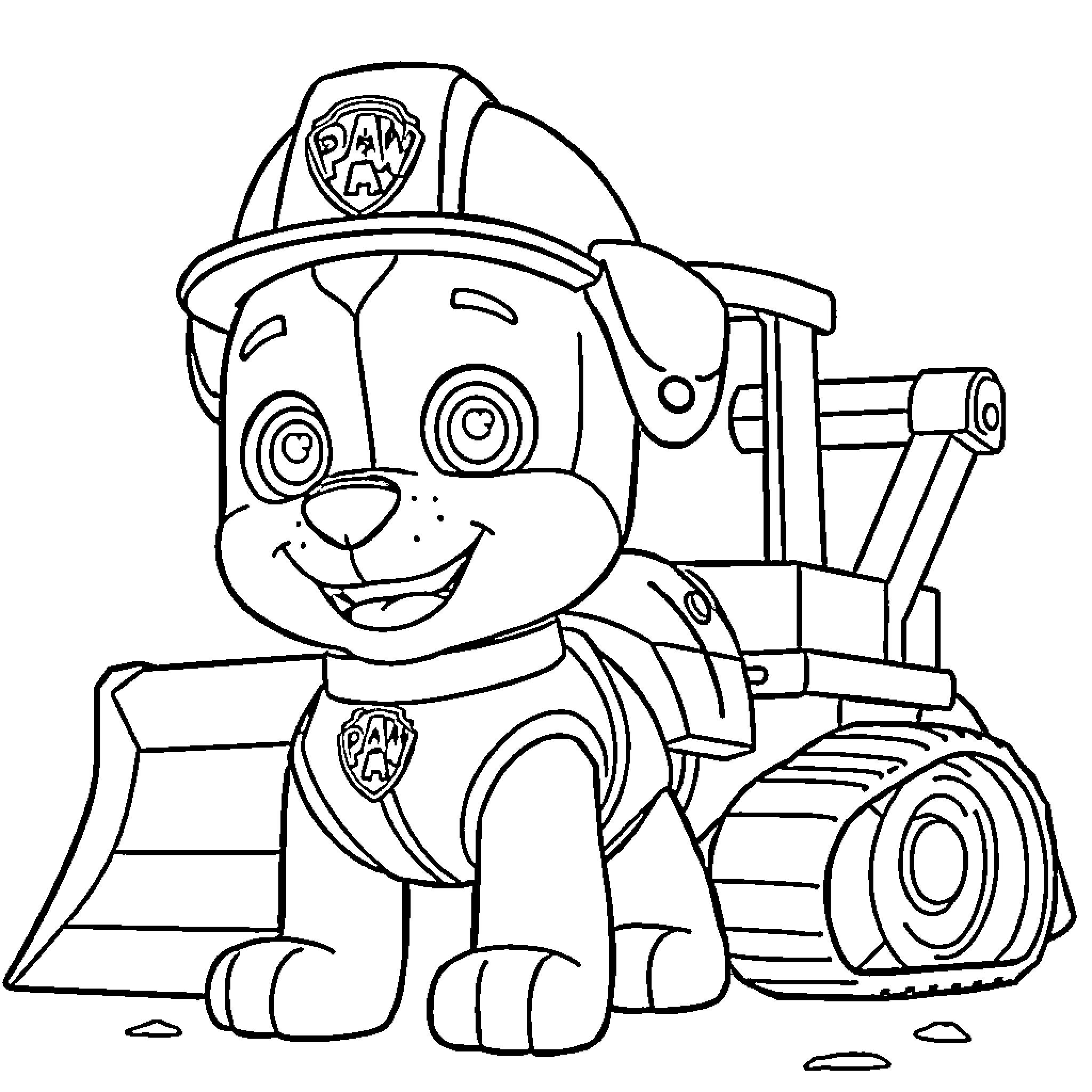 Best Rubble Coloring Pages (Free Printable PDF)