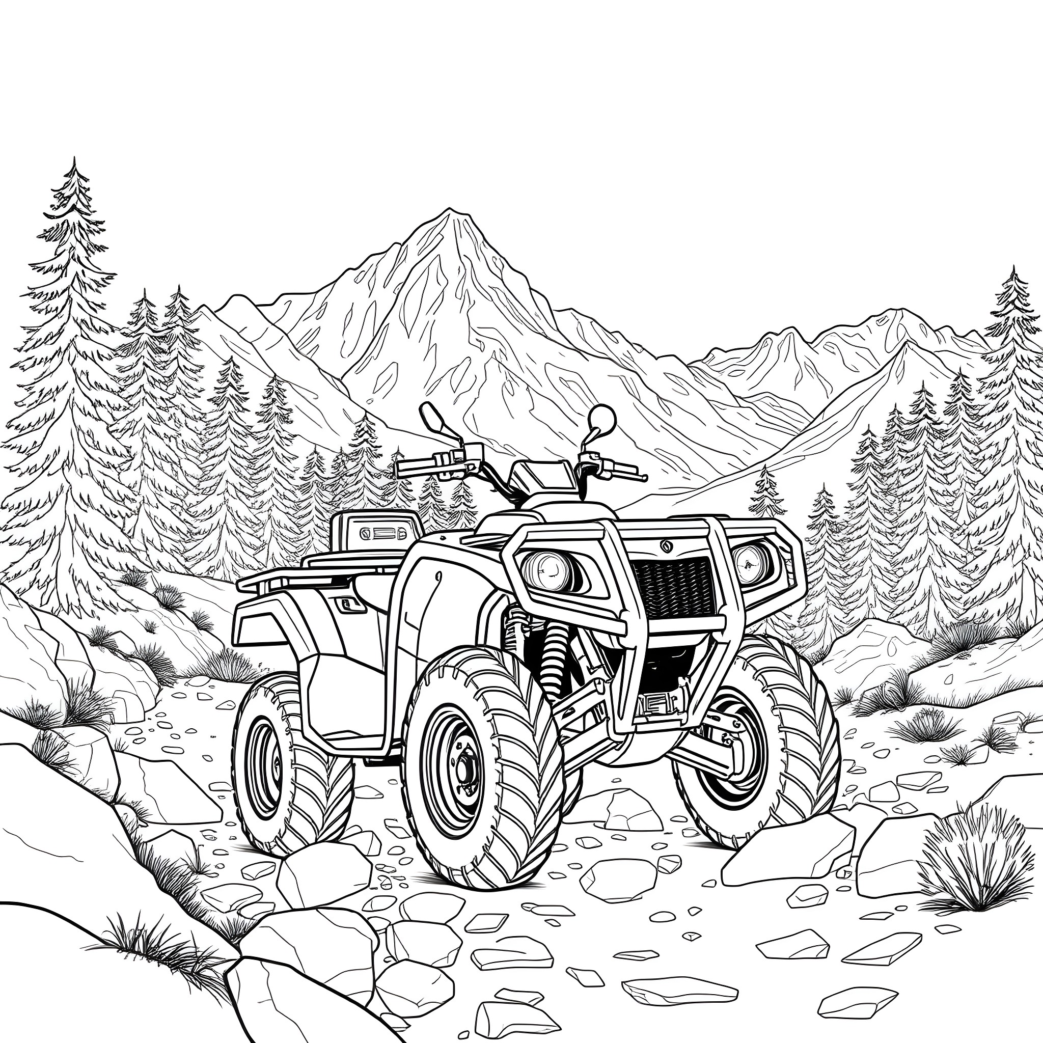 2 Best Off-road Coloring Pages (Free Printable PDFs)