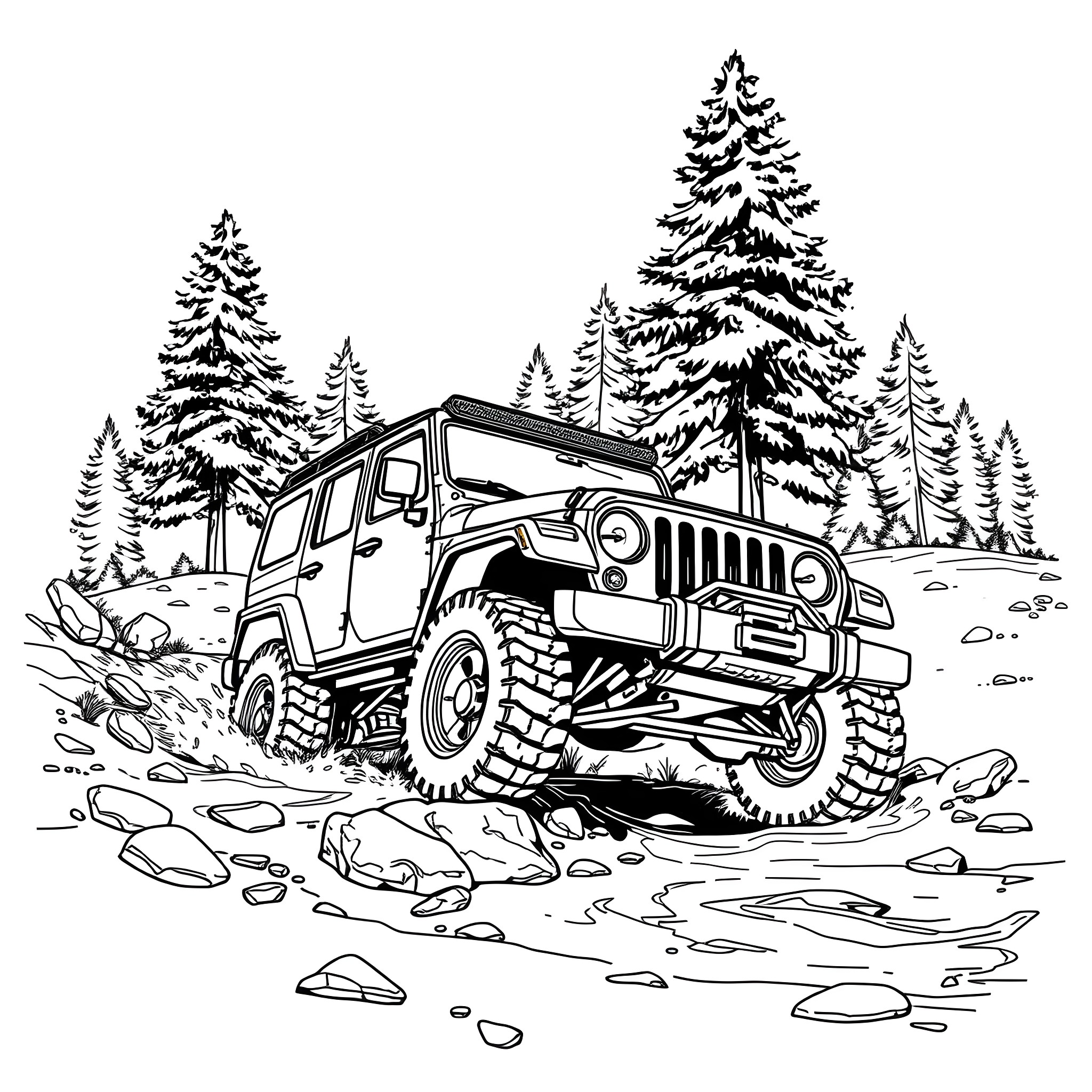 Best 4x4 Coloring Pages (Free Printable PDF)
