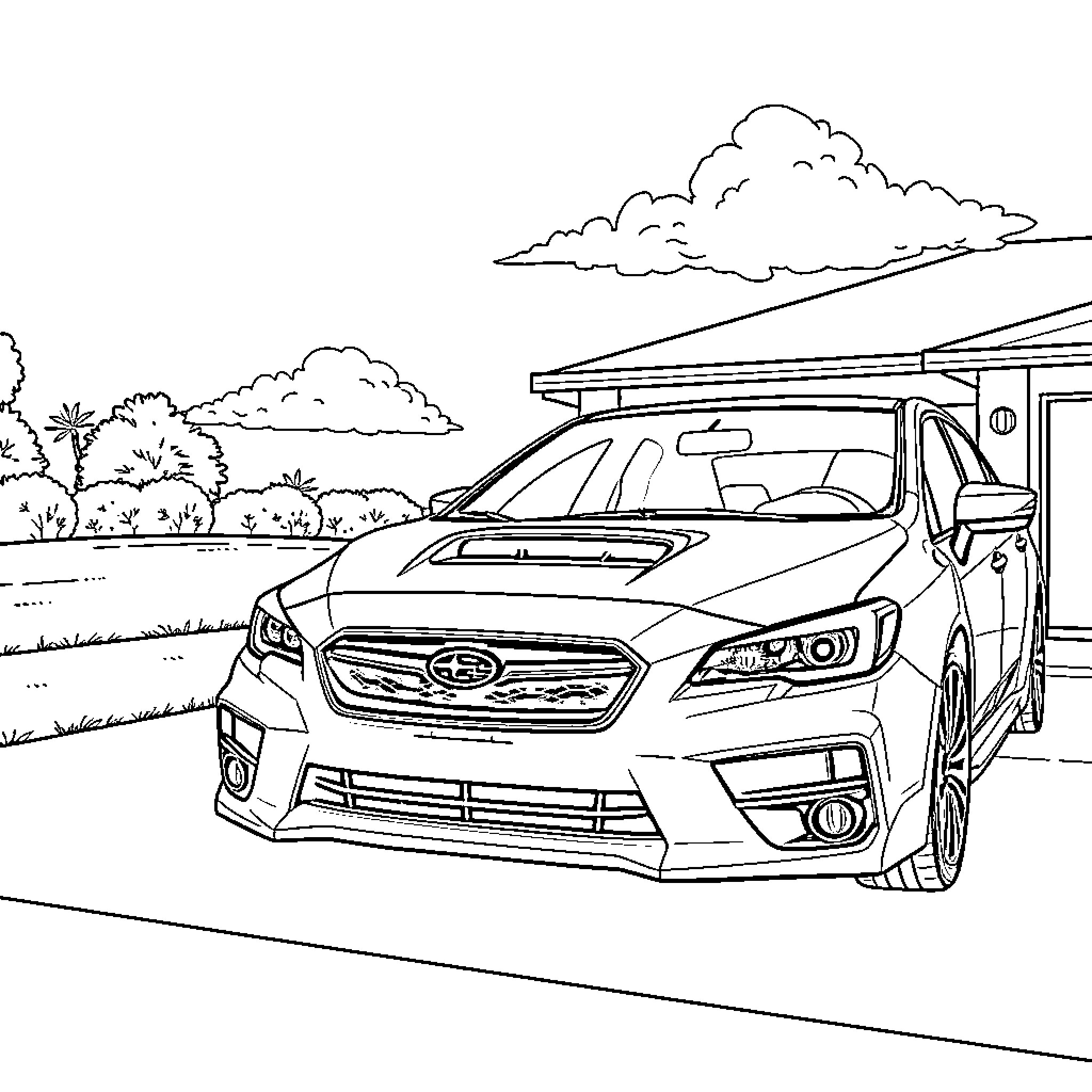 Best Subaru Coloring Pages (Free Printable PDF)