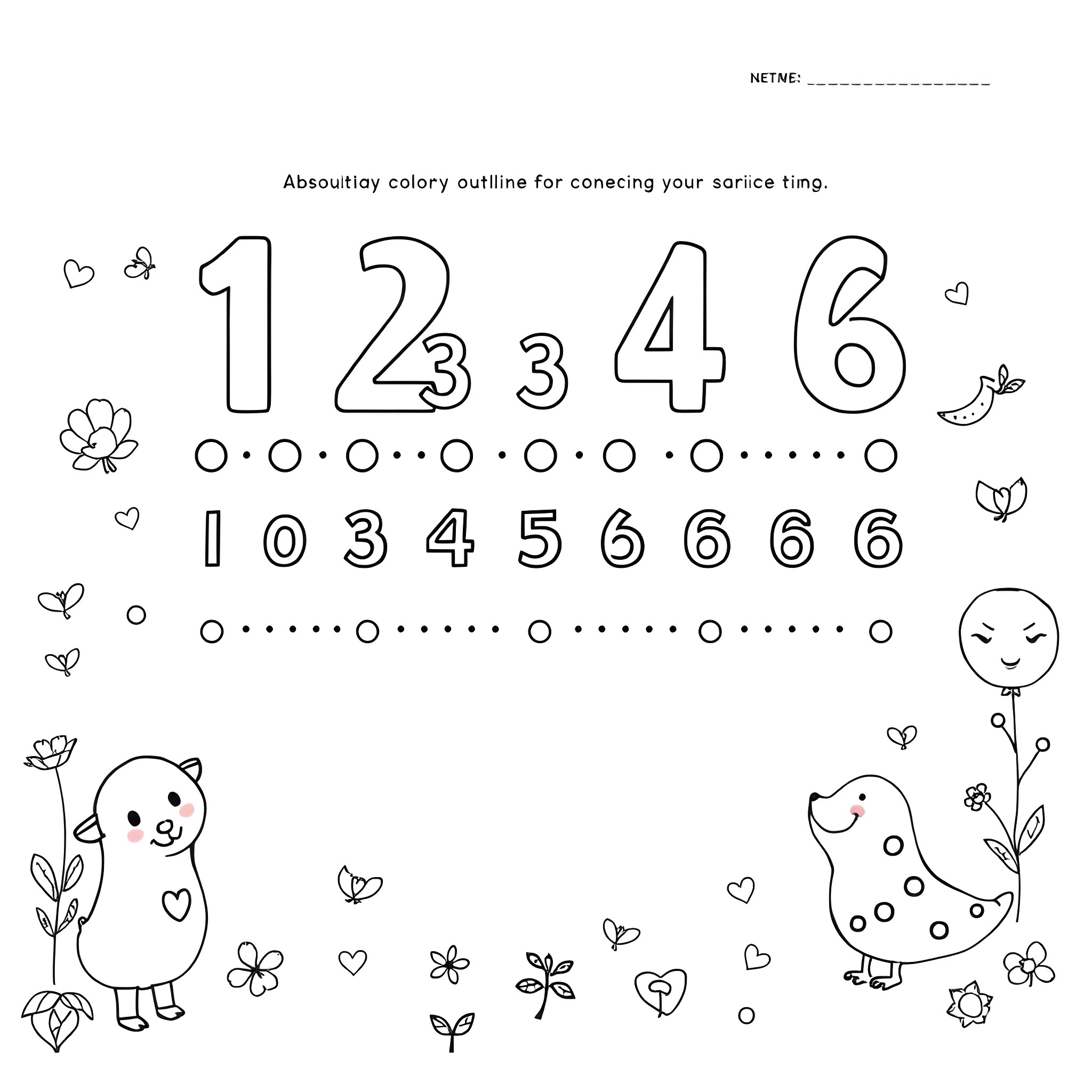 Best Number Coloring Pages (Free Printable PDF)