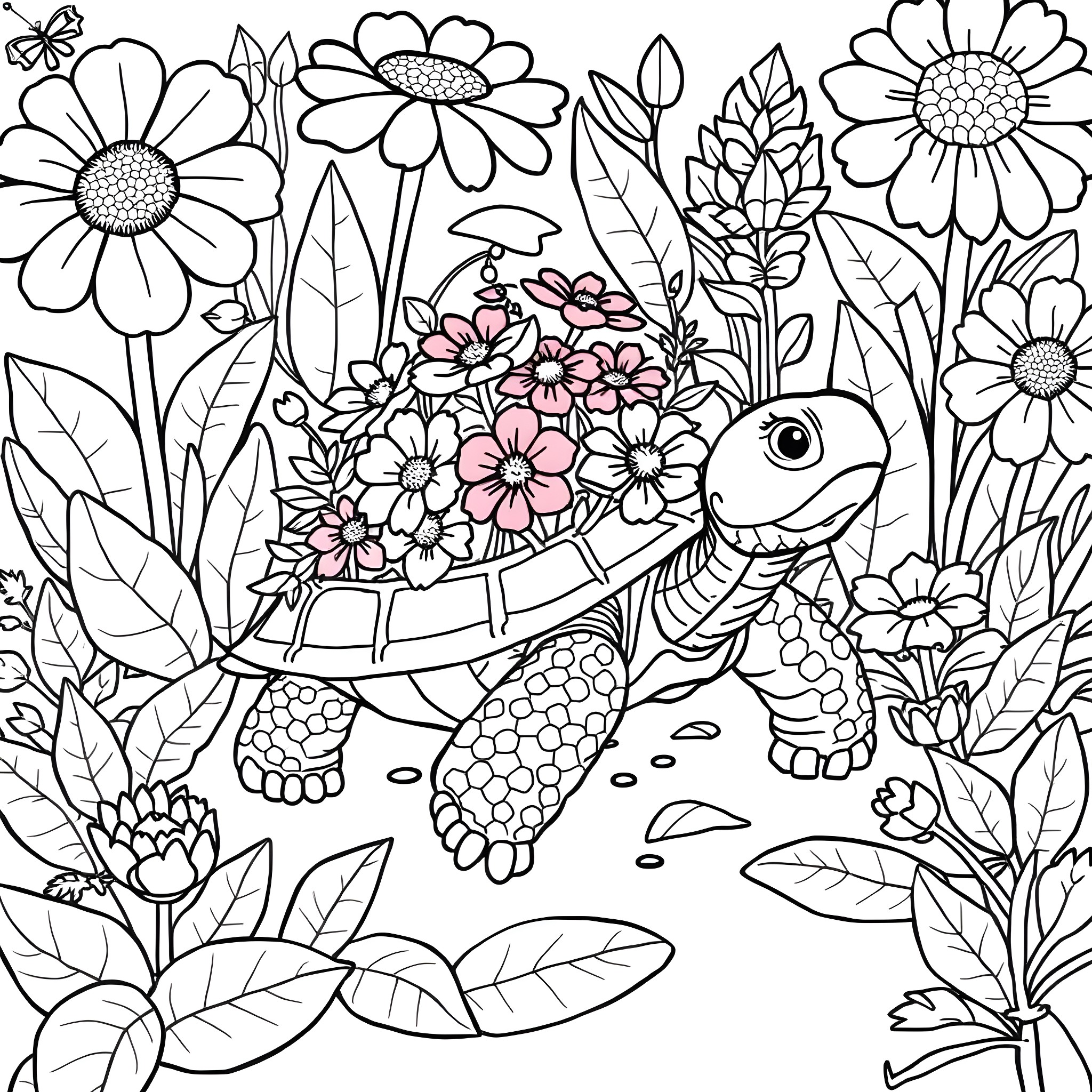 4 Best Tortoise Coloring Pages (Free Printable PDFs)