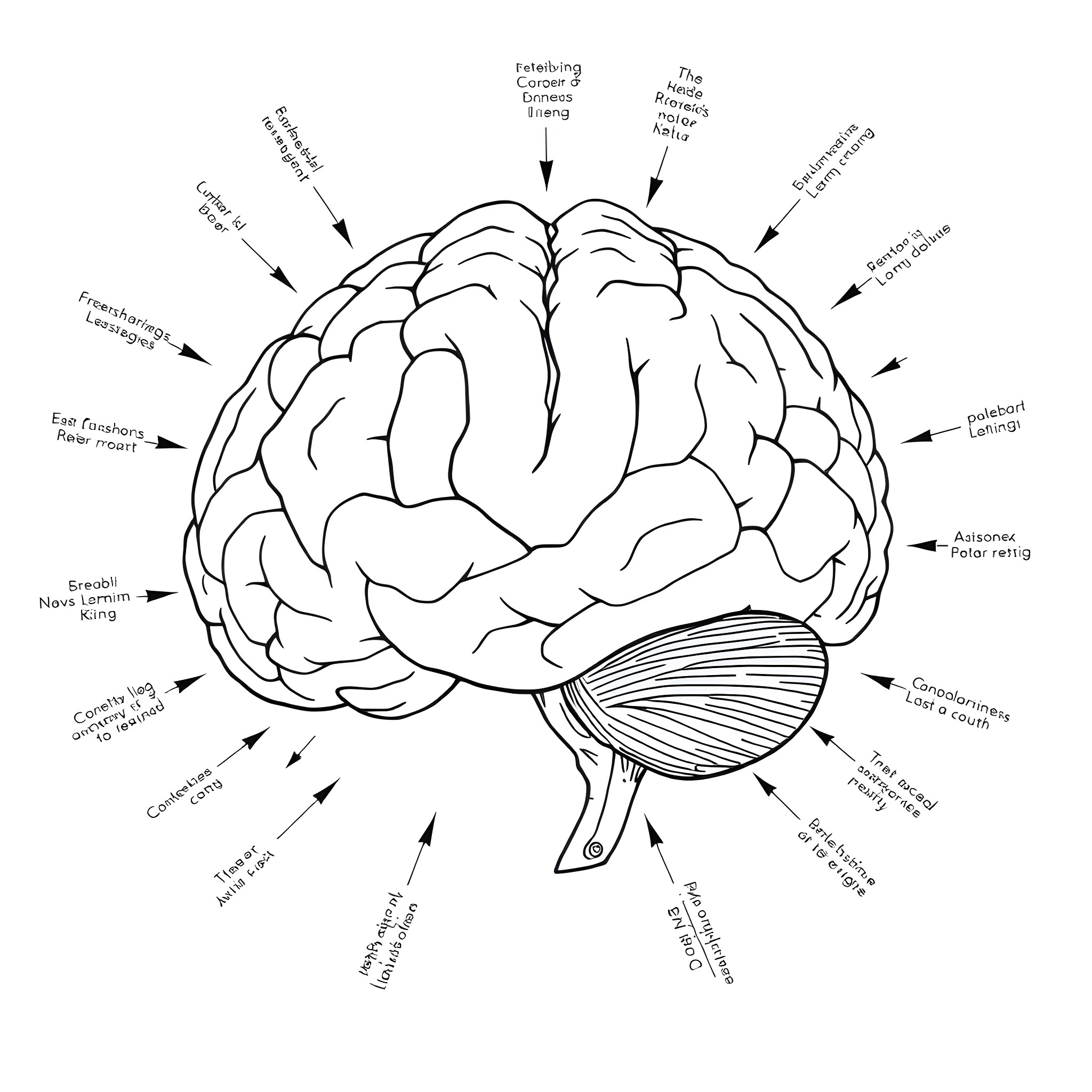 Best Brain Coloring Pages (Free Printable PDF)