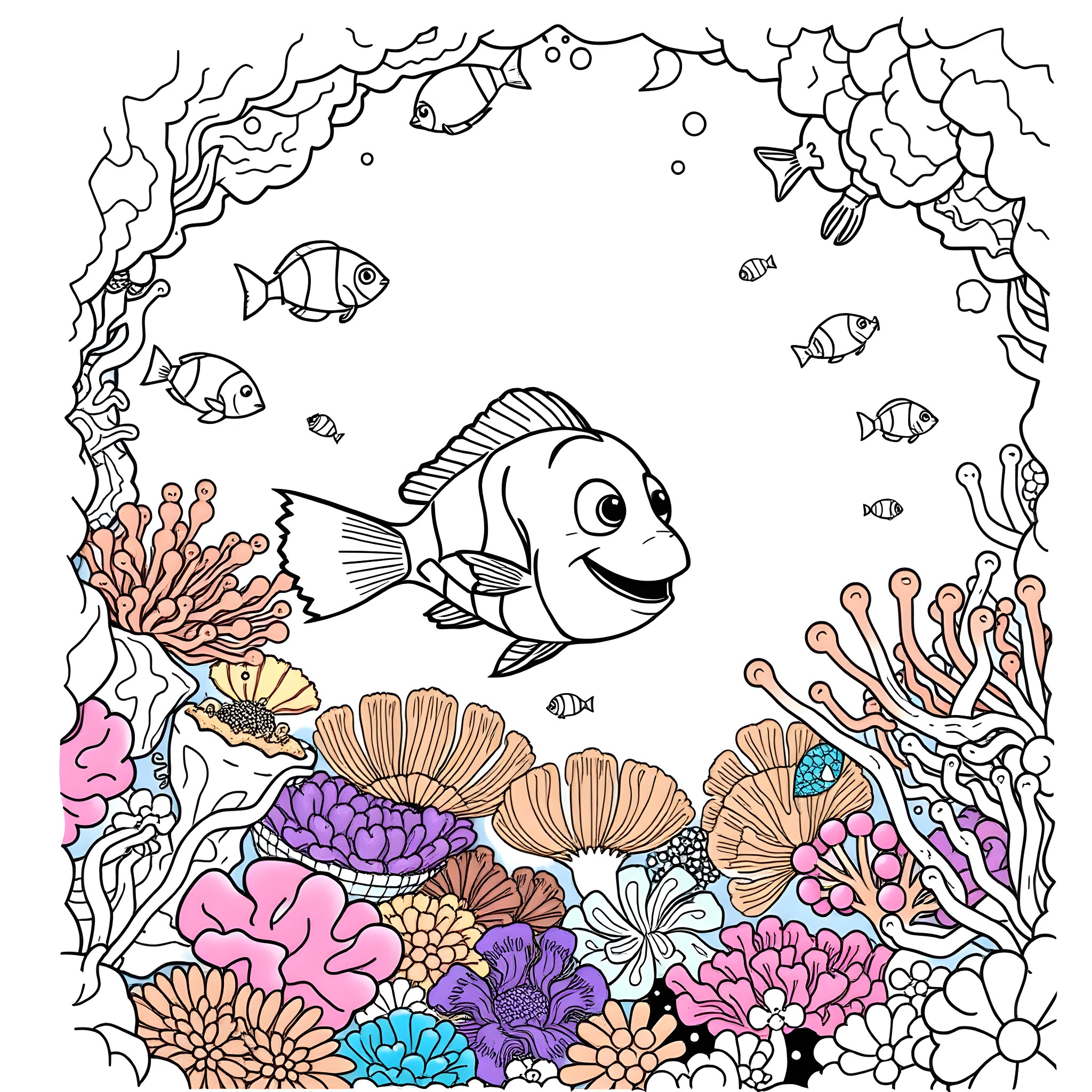 Best Nemo Coloring Pages (Free Printable PDF)