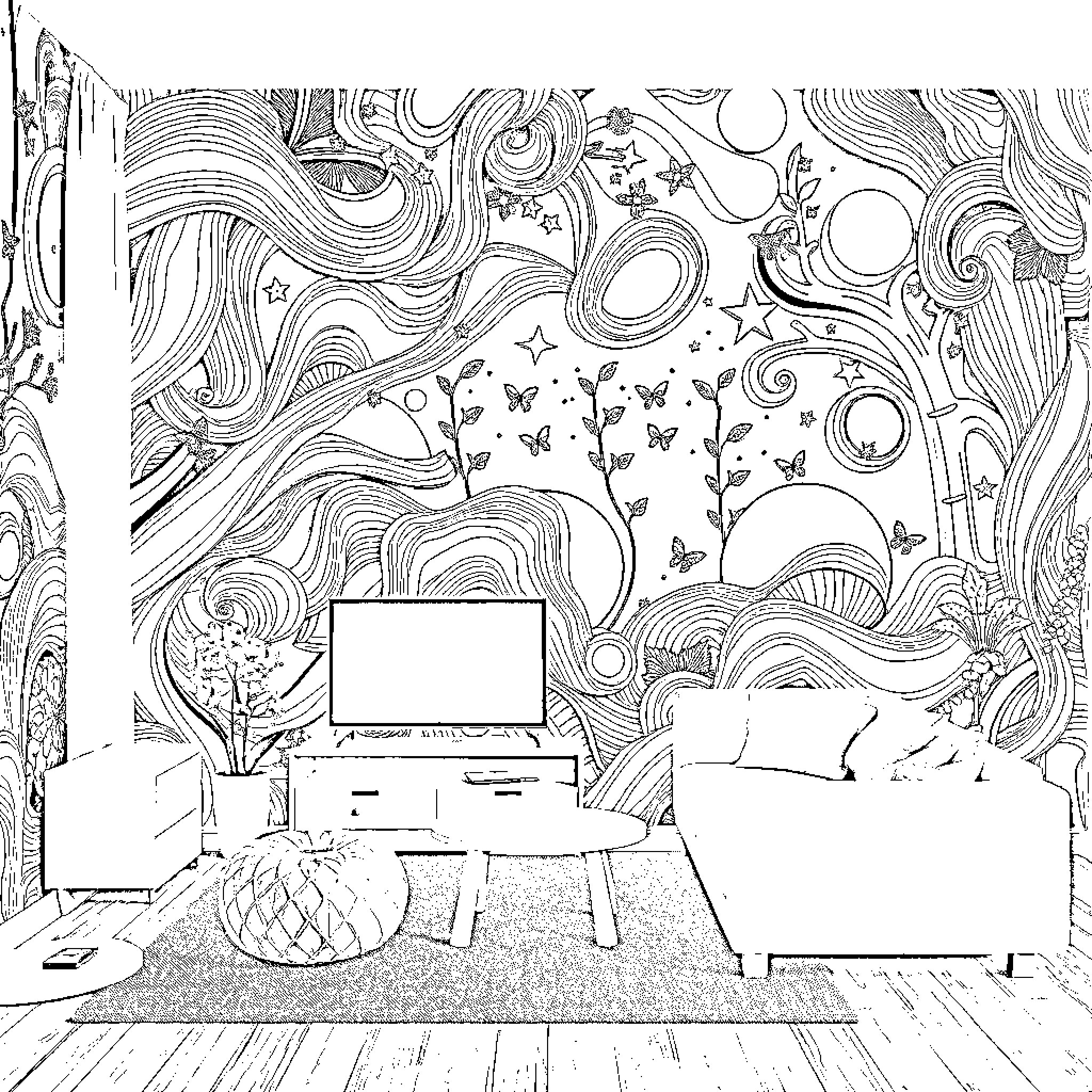 Best Wall Mural Coloring Pages (Free Printable PDF)