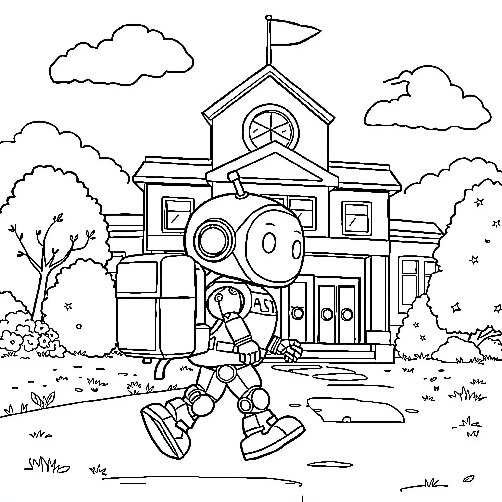 Best Astrobot Coloring Pages (Free Printable PDF)