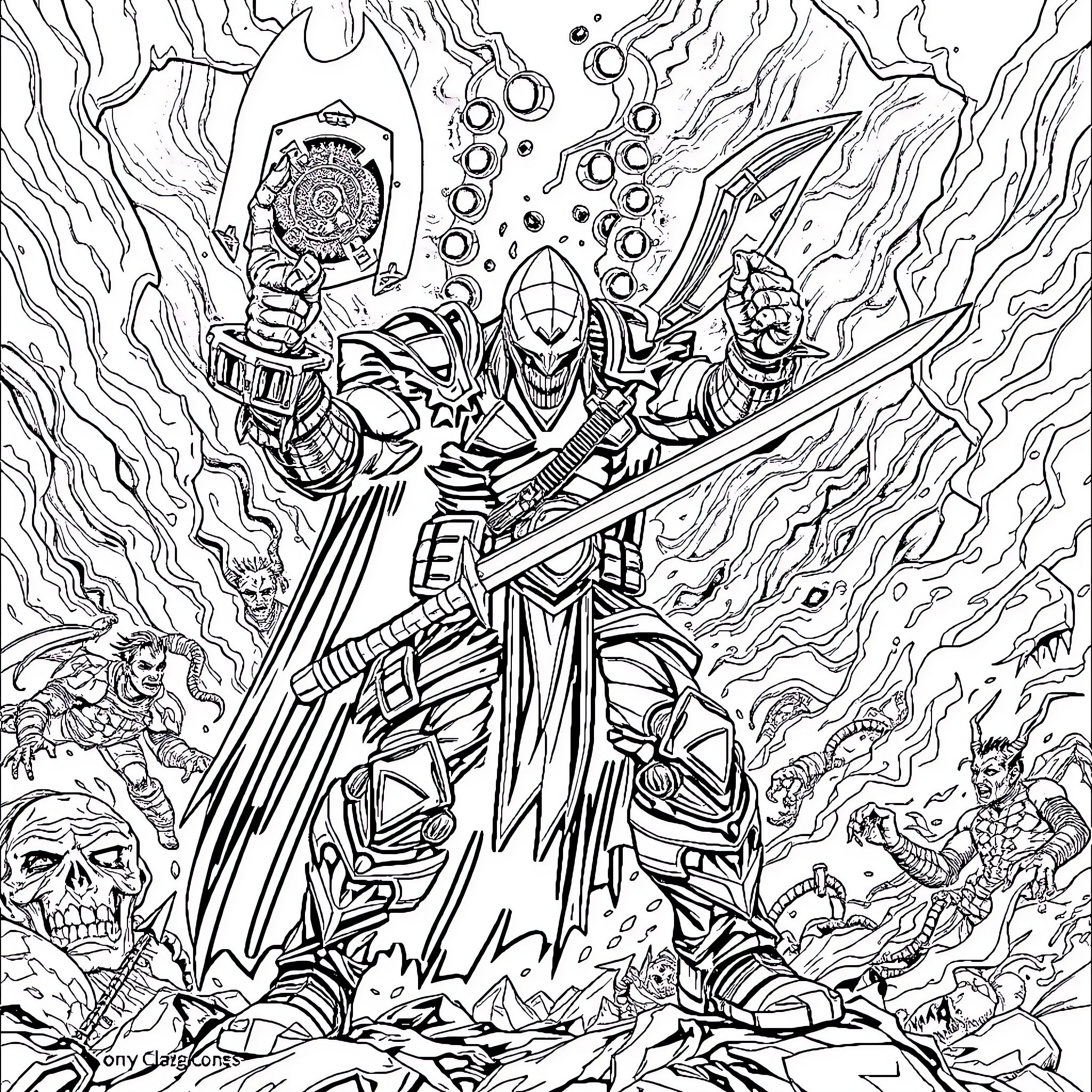 Best Doom Slayer Coloring Pages (Free Printable PDF)