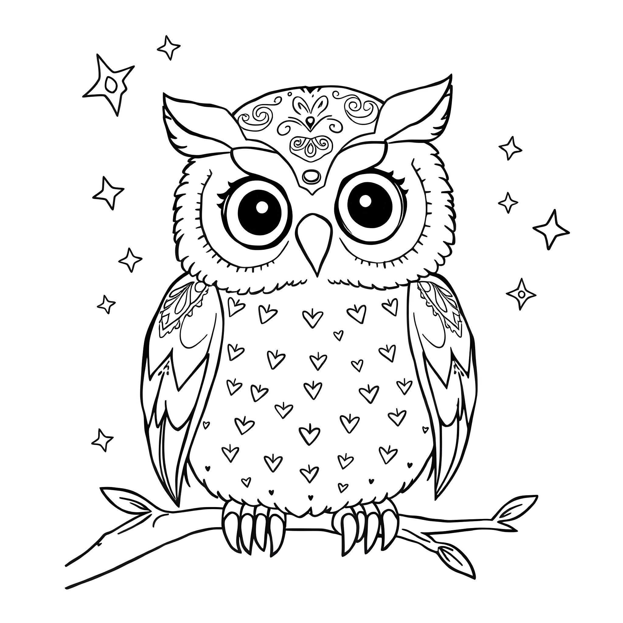 Best Owl Coloring Pages (Free Printable PDF)