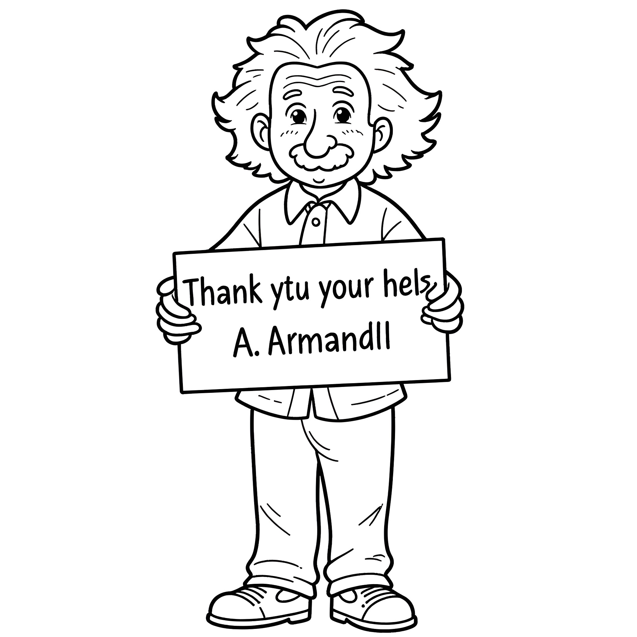 Best Albert Einstein Coloring Pages (Free Printable PDF)
