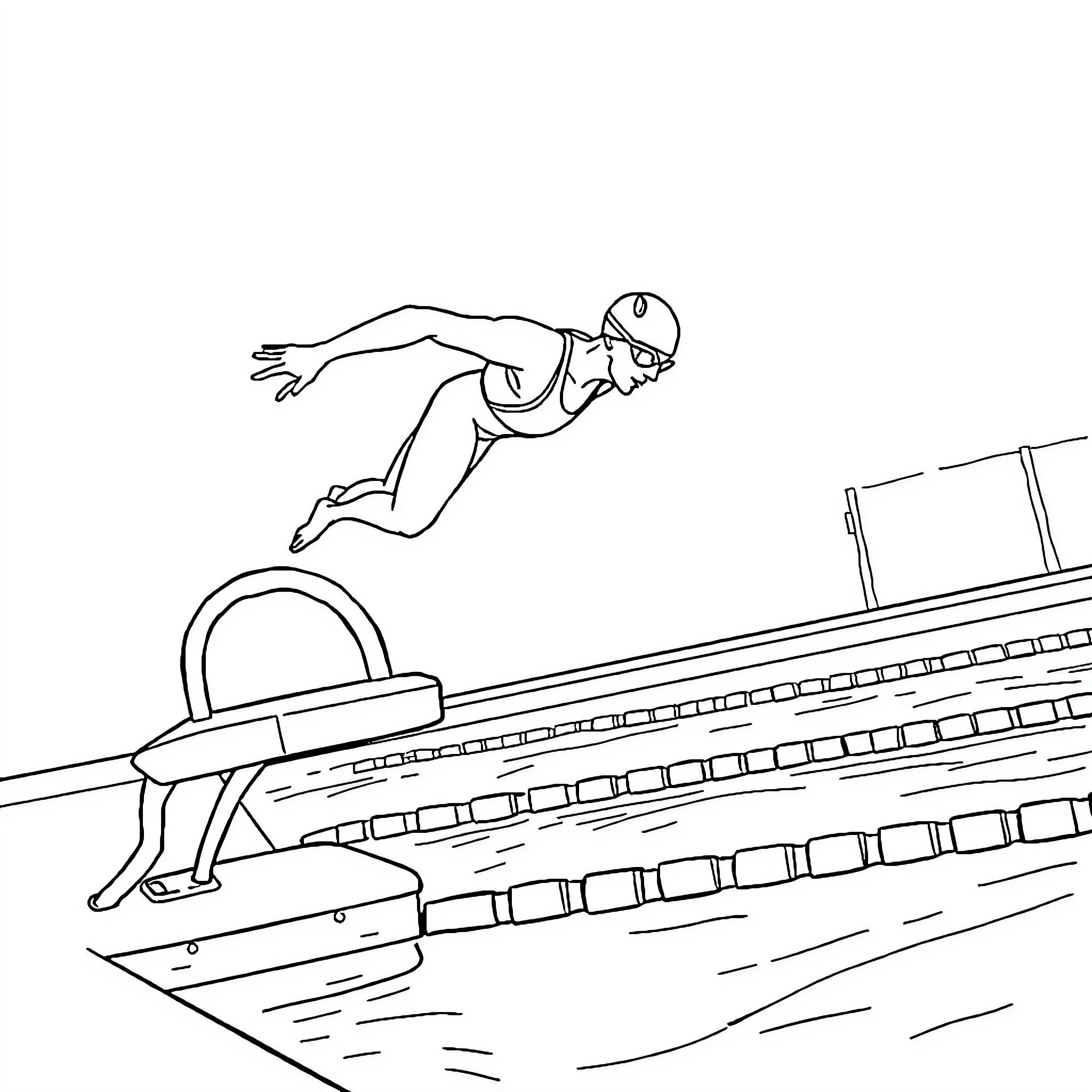 9 Best Swimmer Coloring Pages (Free Printable PDFs)