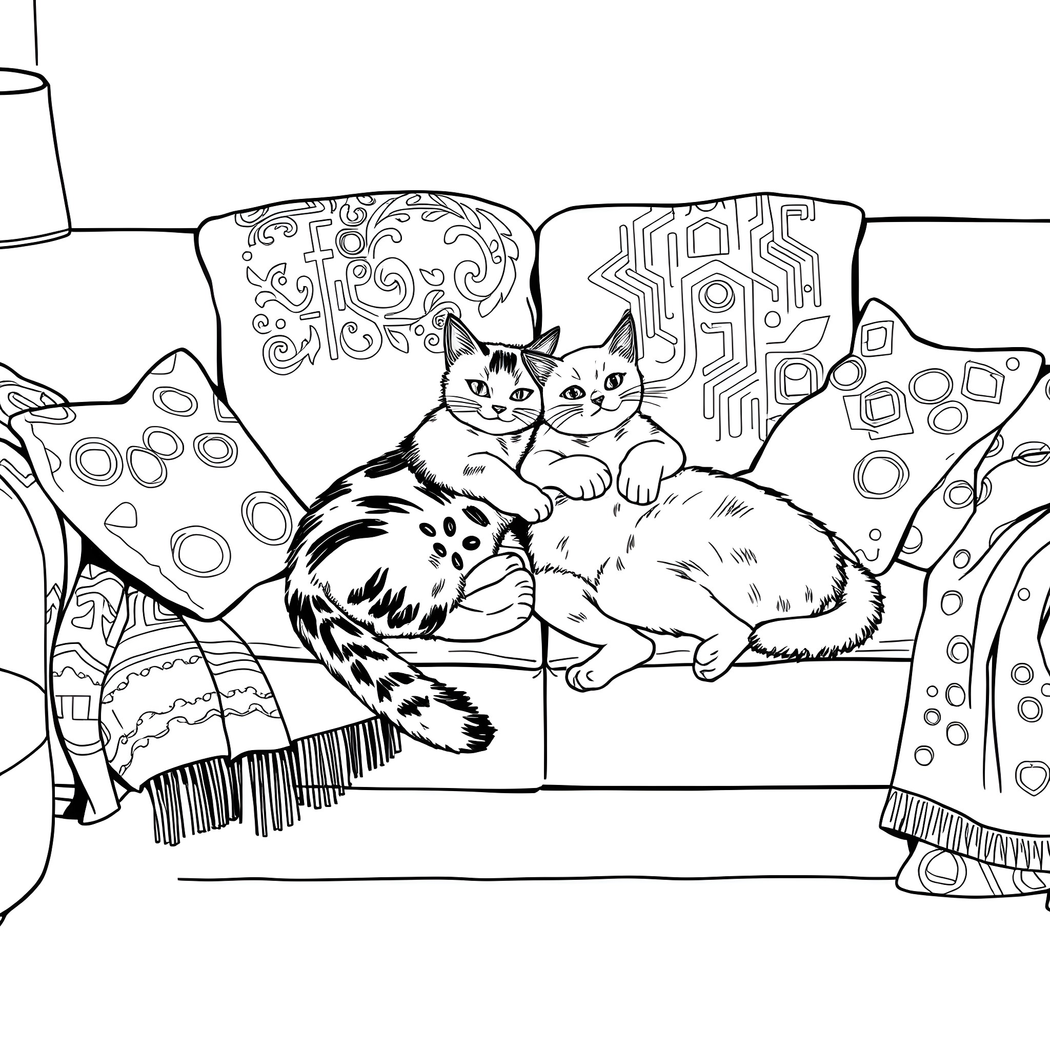 103 Best Cat Coloring Pages (Free Printable PDFs)