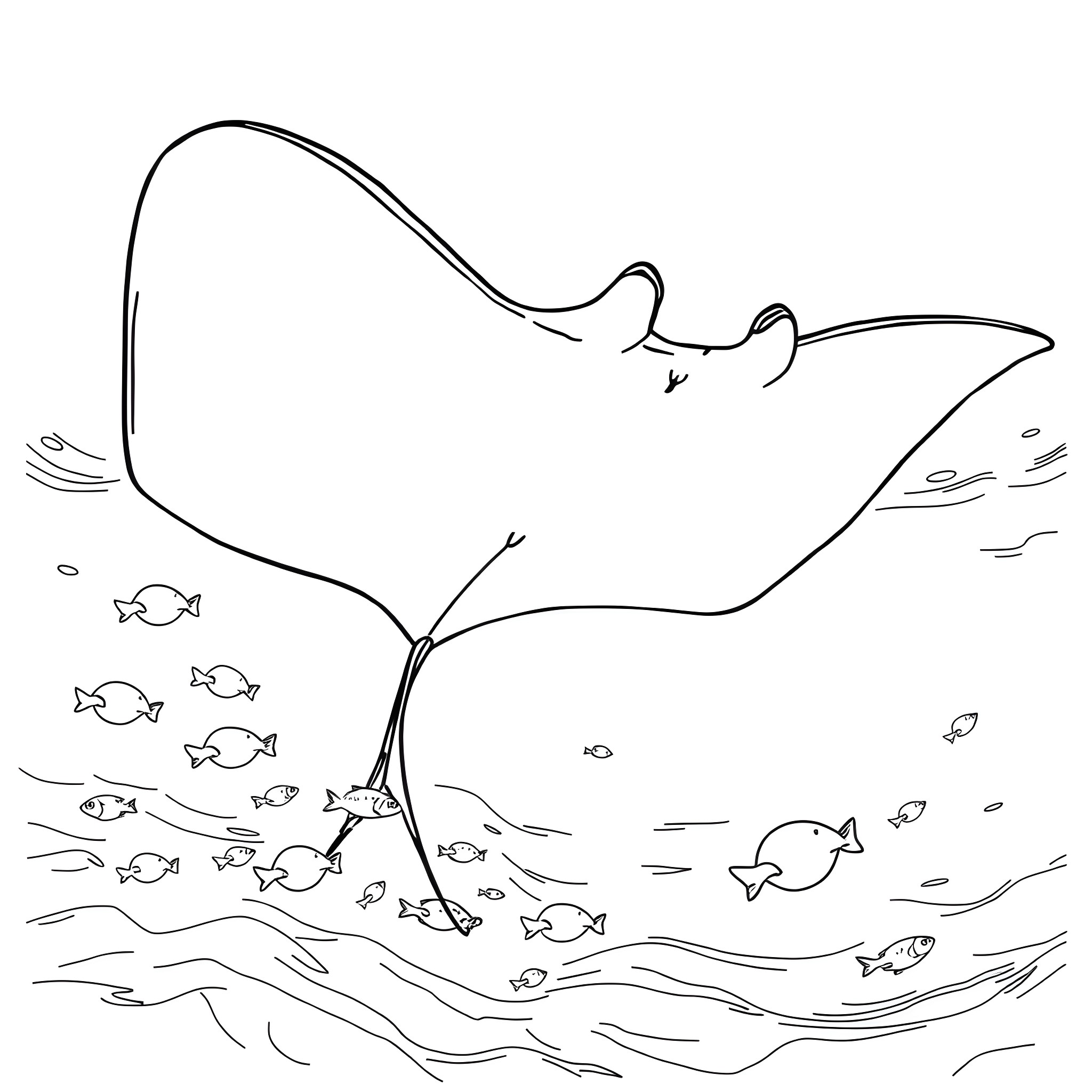 Best Manta Ray Coloring Pages (Free Printable PDF)