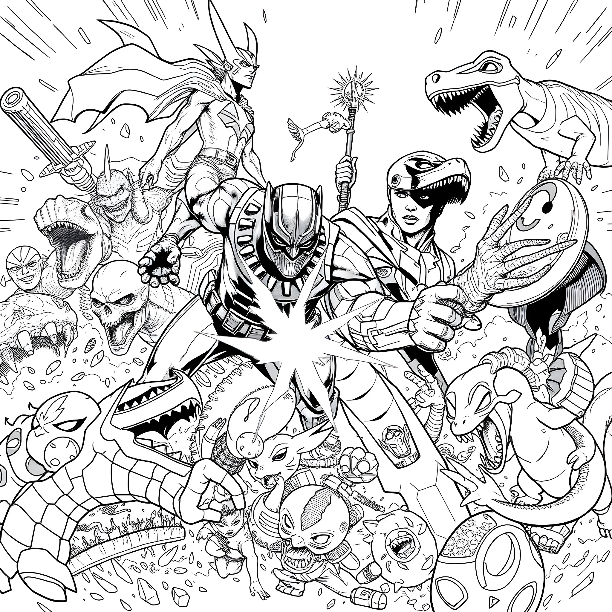 438 Best Superhero Coloring Pages (Free Printable PDFs)