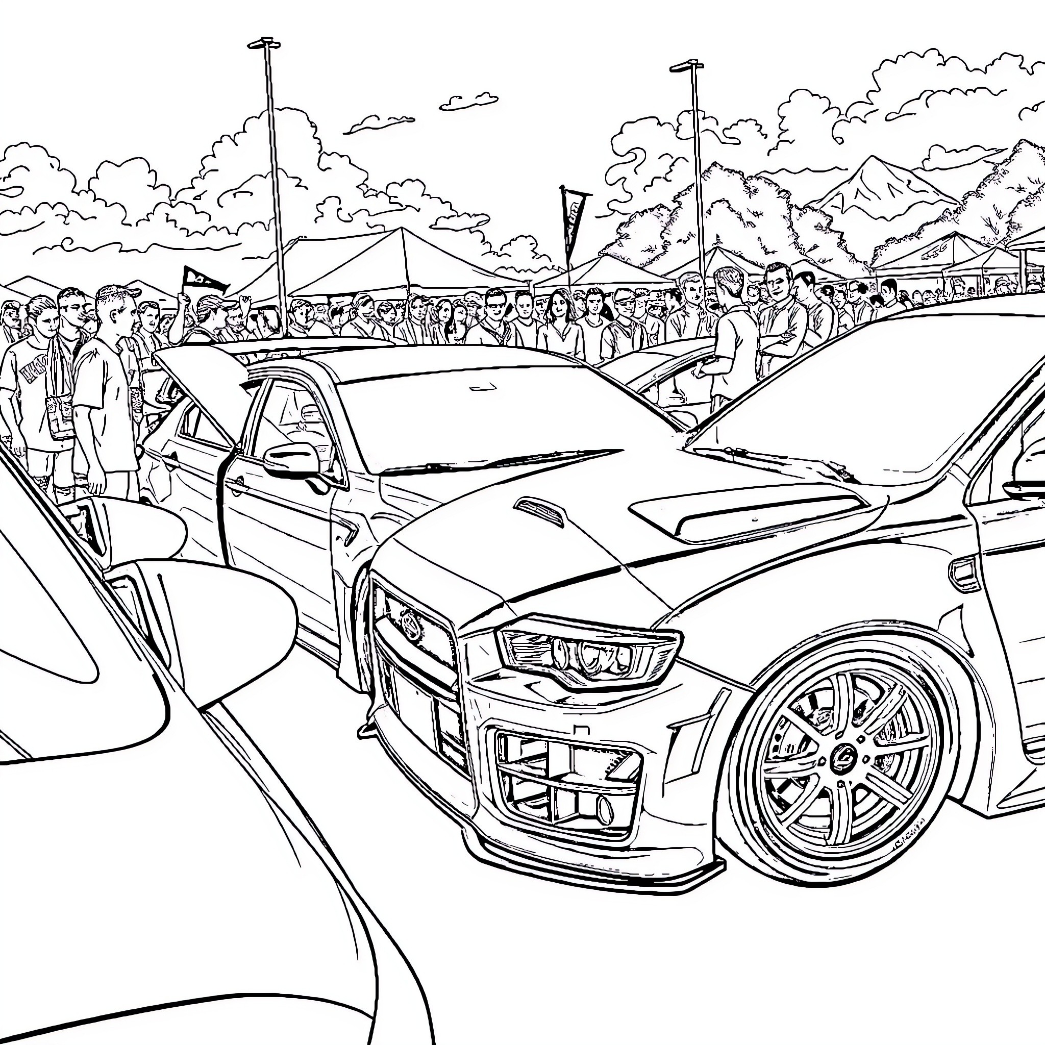 Best Subaru WRX Coloring Pages (Free Printable PDF)