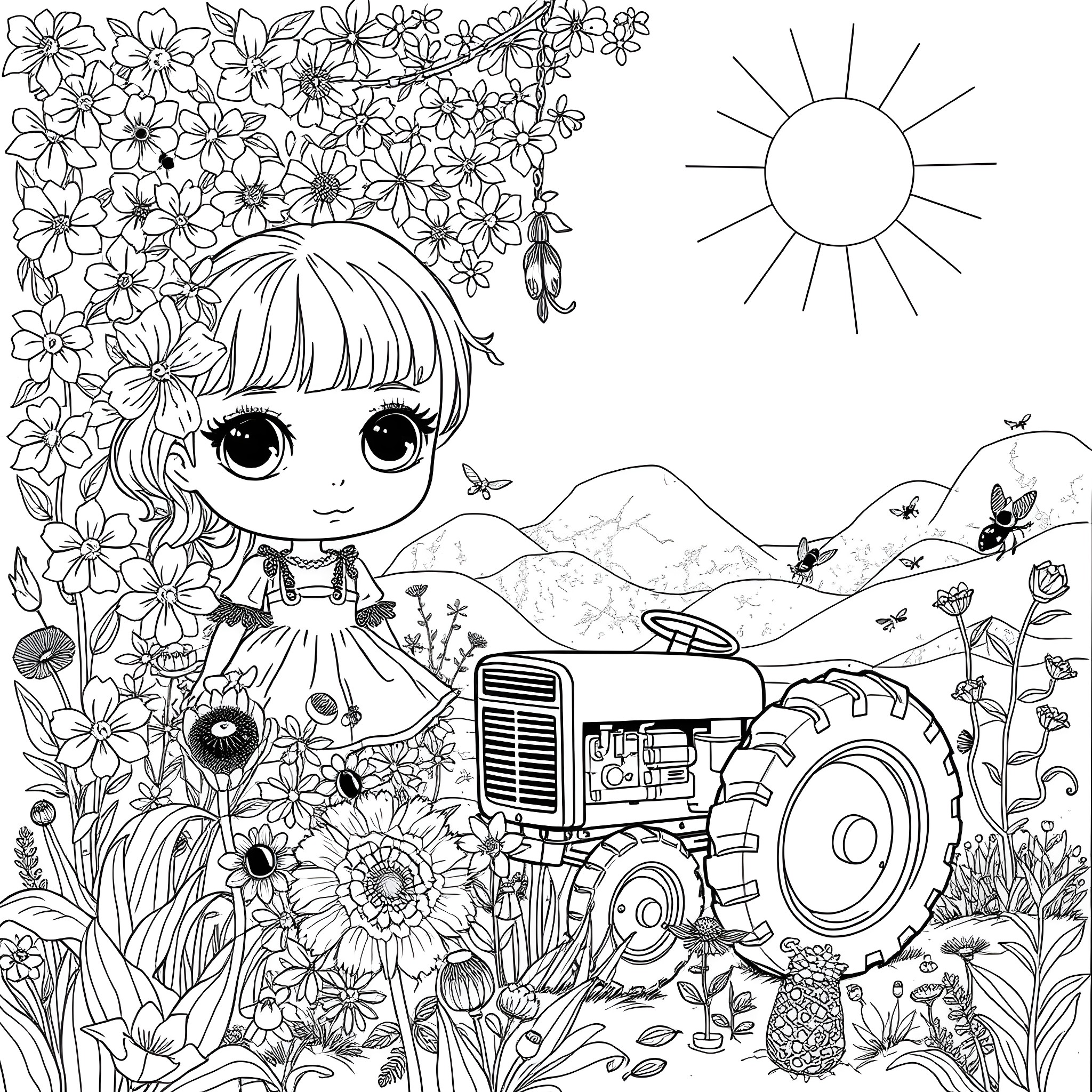 80 Best Doll Coloring Pages (Free Printable PDFs)