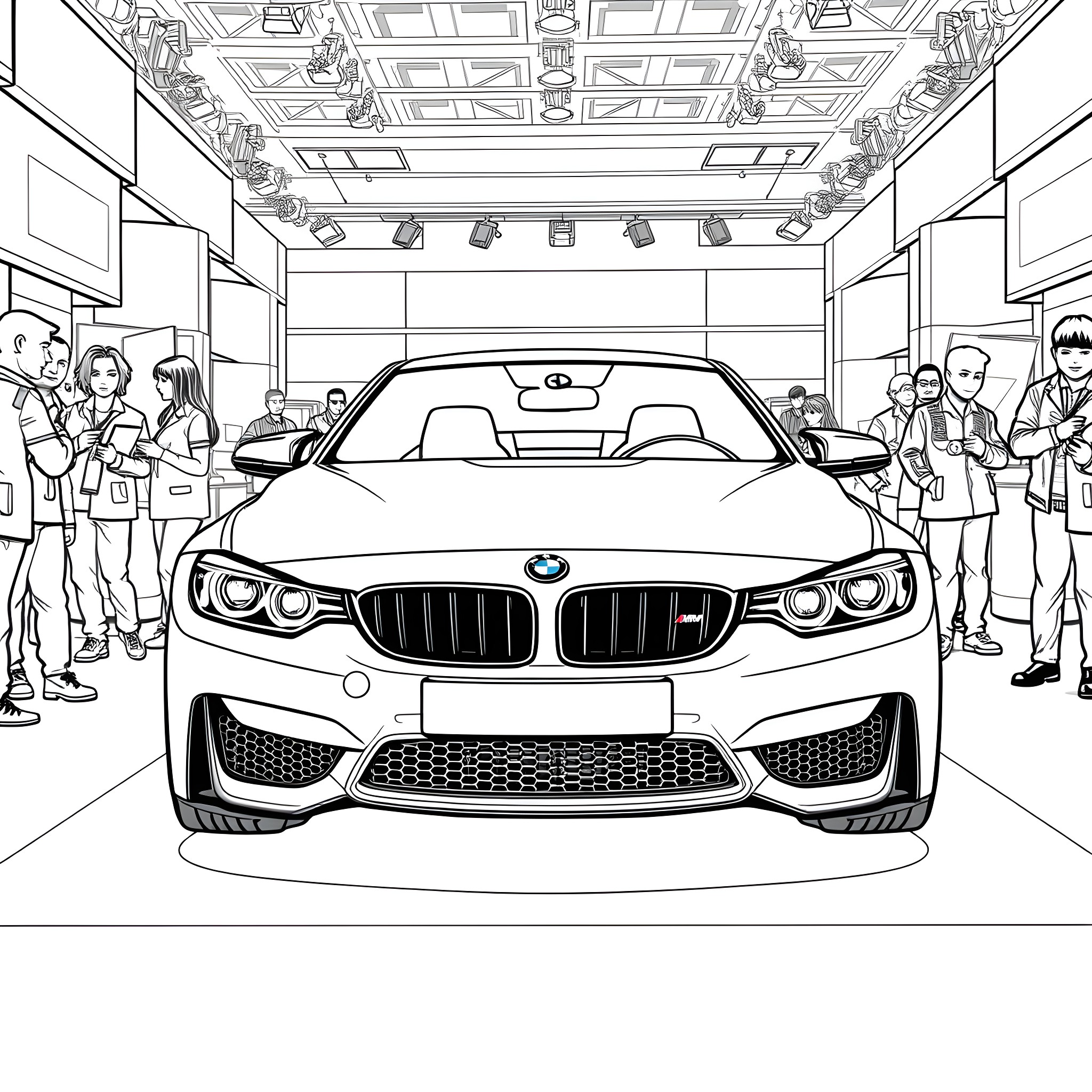 Best BMW M4 Coloring Pages (Free Printable PDF)