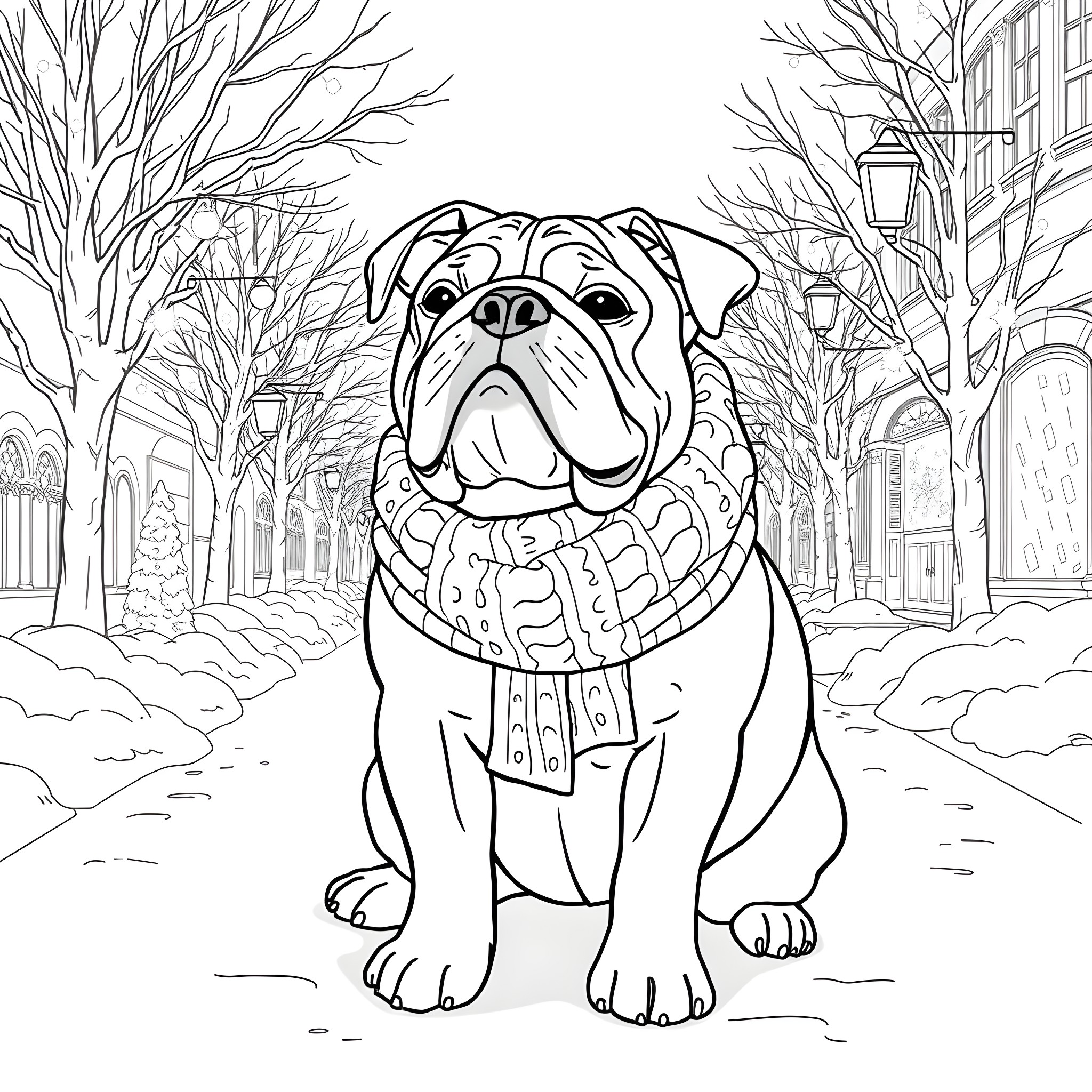 Best Bulldog Coloring Pages (Free Printable PDF)