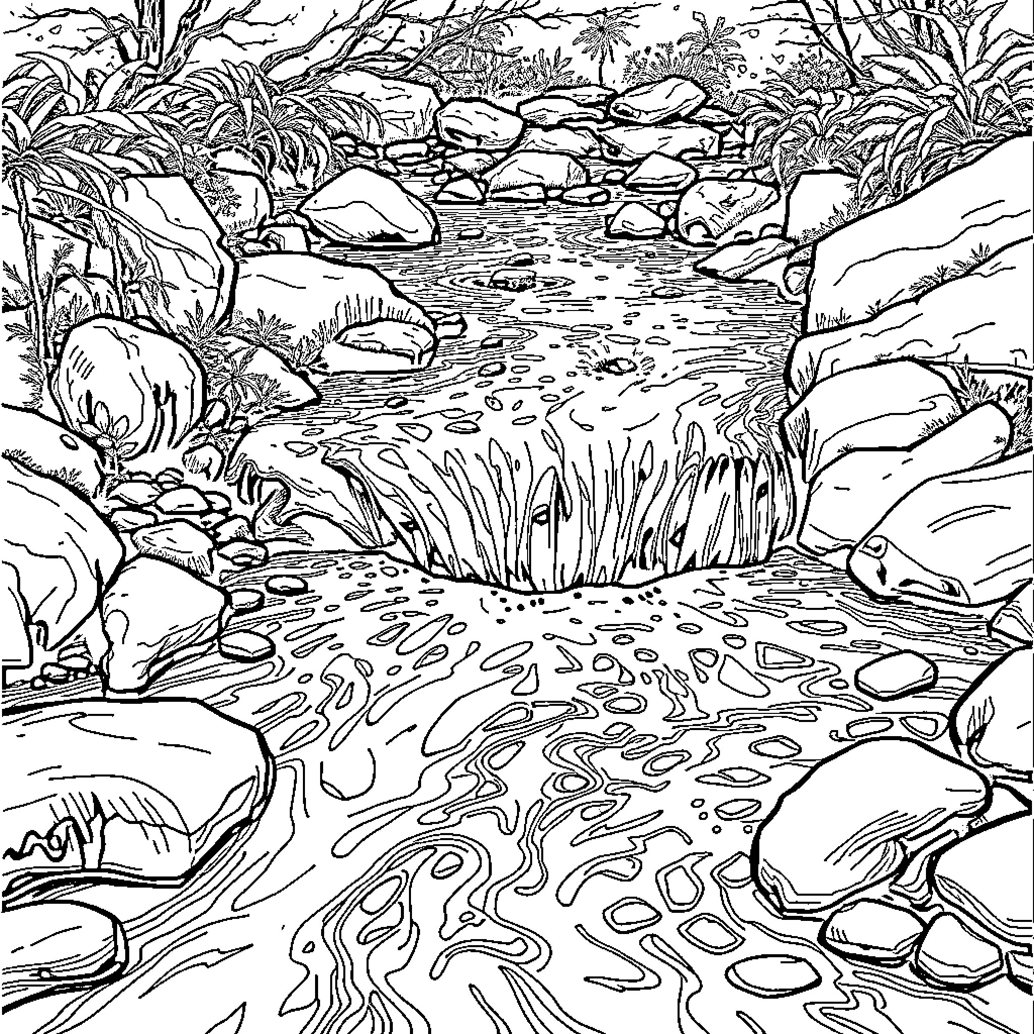 Best Water Coloring Pages (Free Printable PDF)