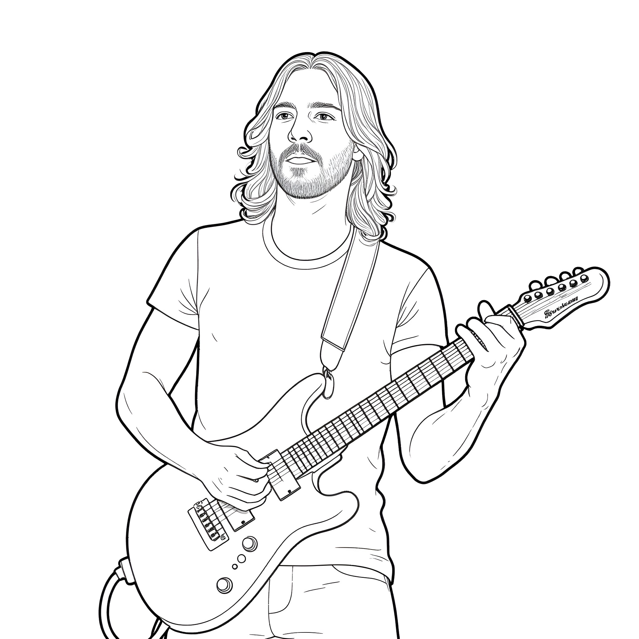 1 Best Dave Grohl Coloring Pages (Free Printable PDFs)