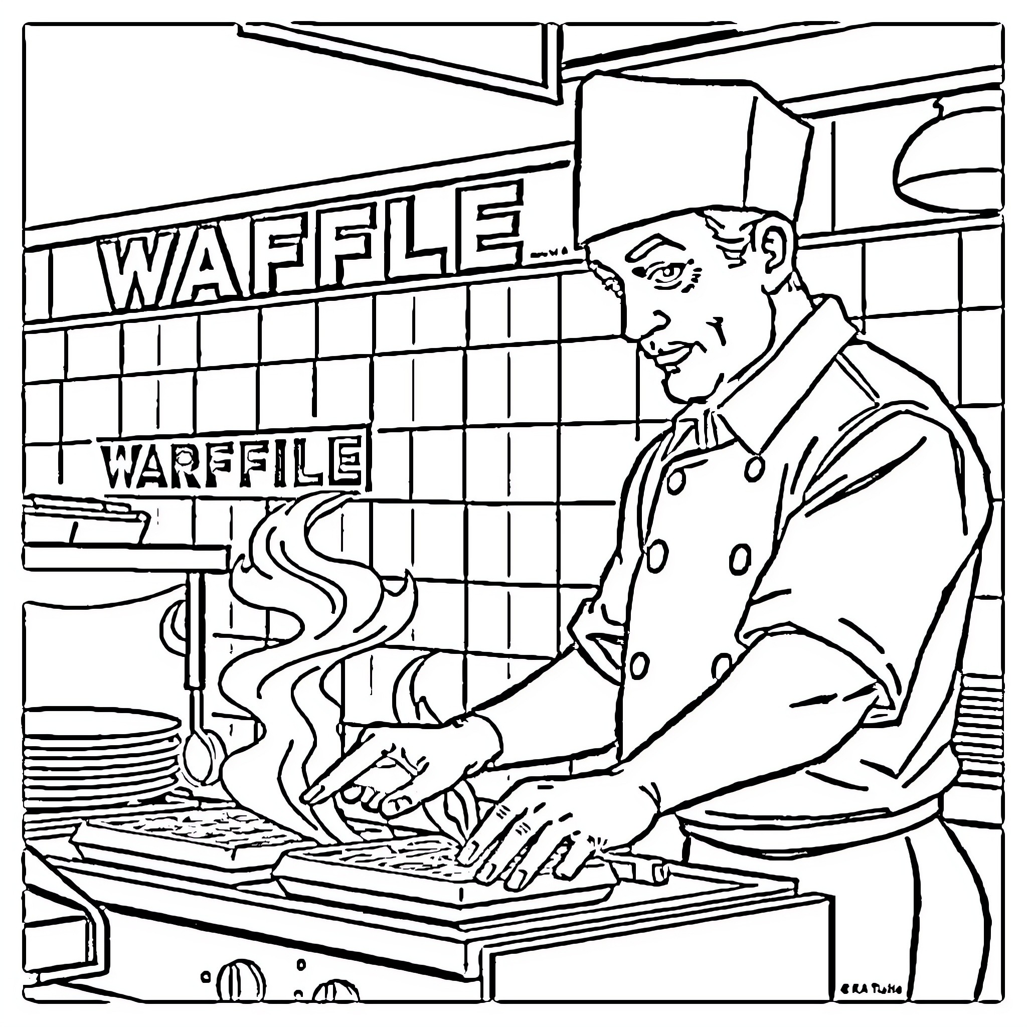 Best Cook Coloring Pages (Free Printable PDF)