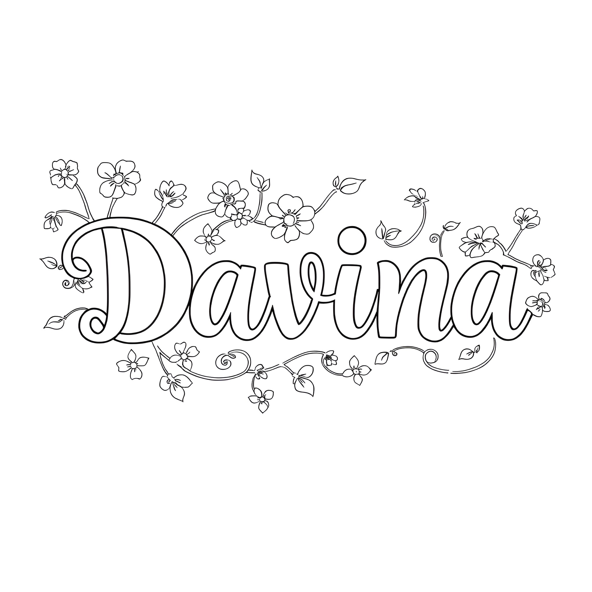 2 Best Davina Coloring Pages (Free Printable PDFs)