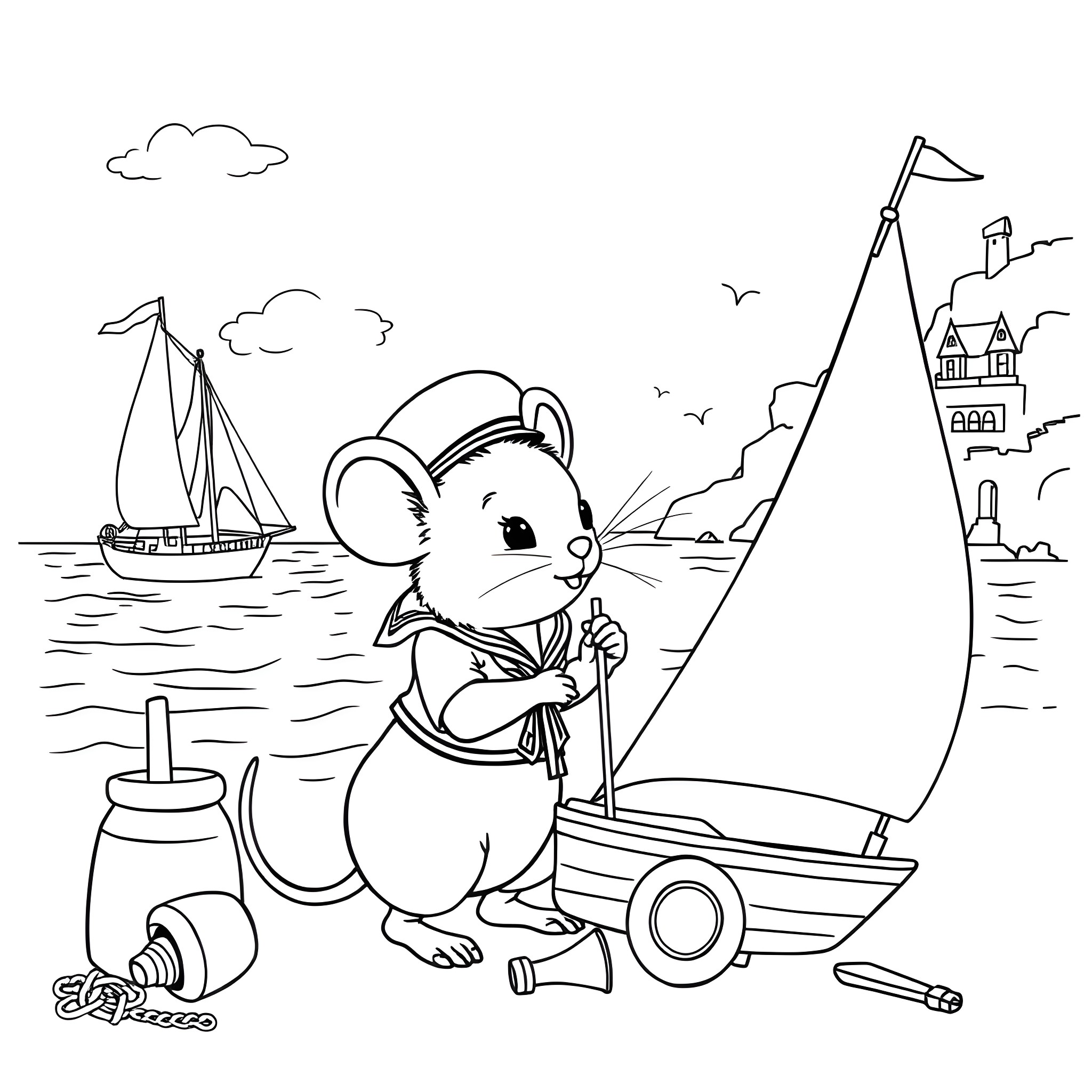 98 Best Mouse Coloring Pages (Free Printable PDFs)