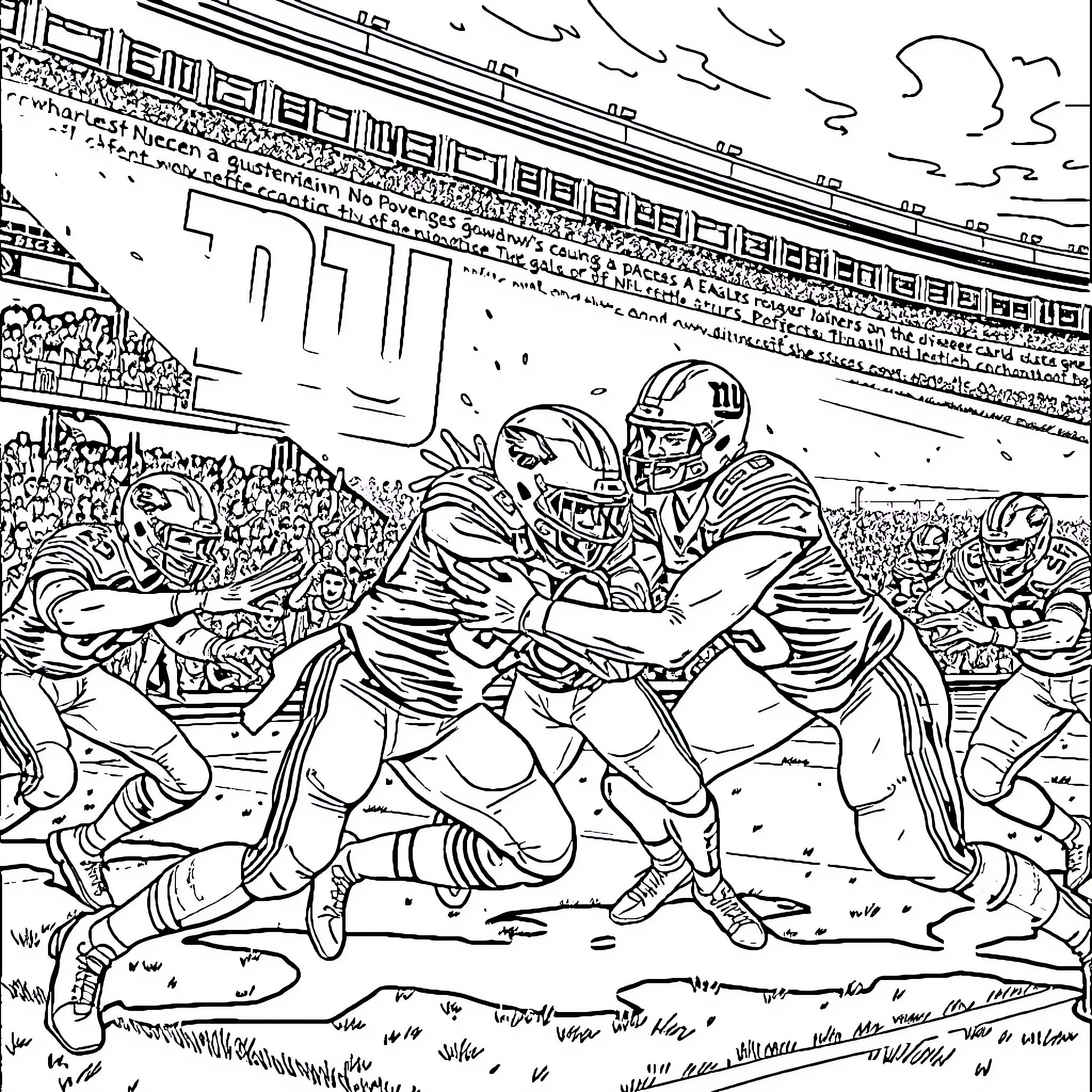 Best NFL Coloring Pages (Free Printable PDF)