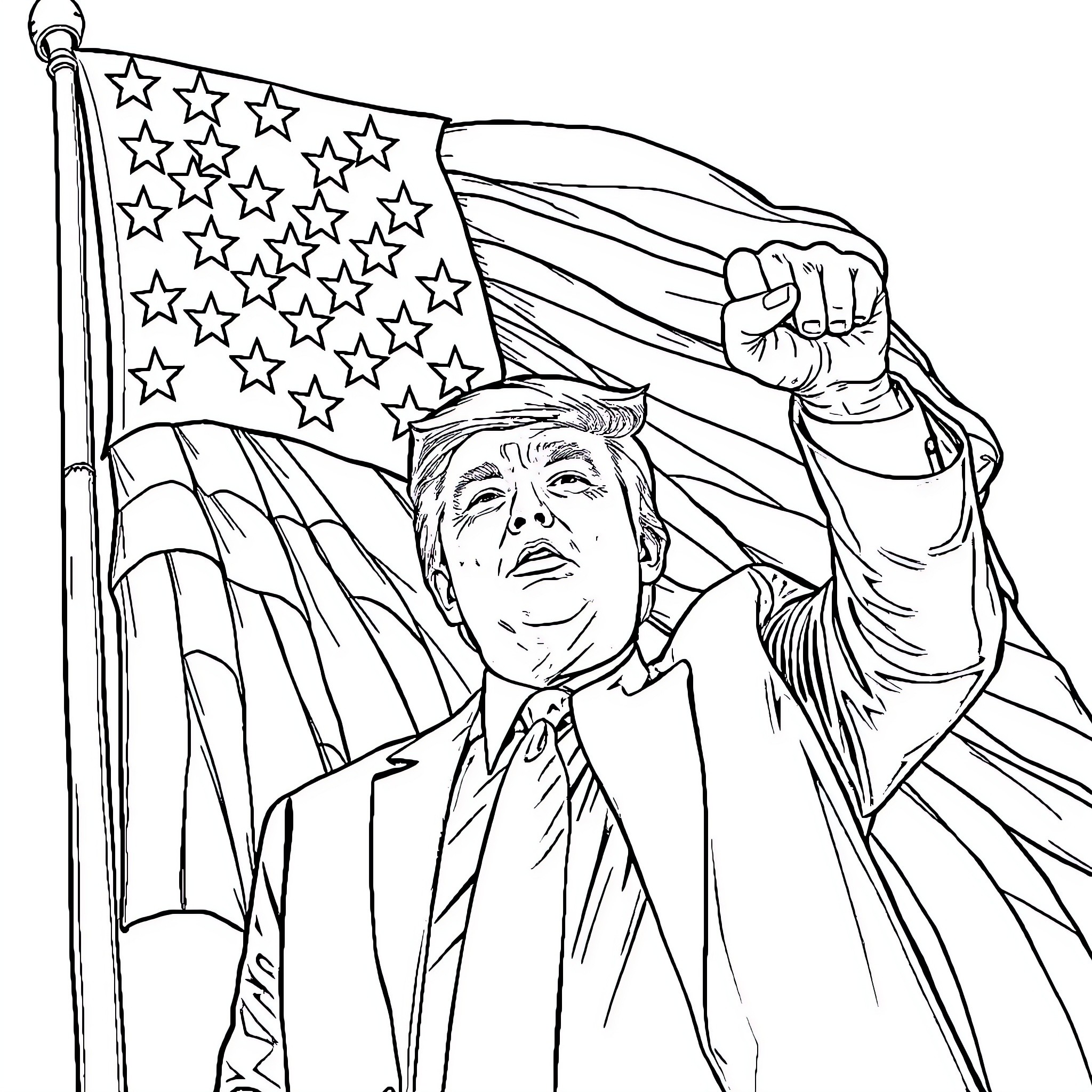 Best Donald Trump Coloring Pages (Free Printable PDF)