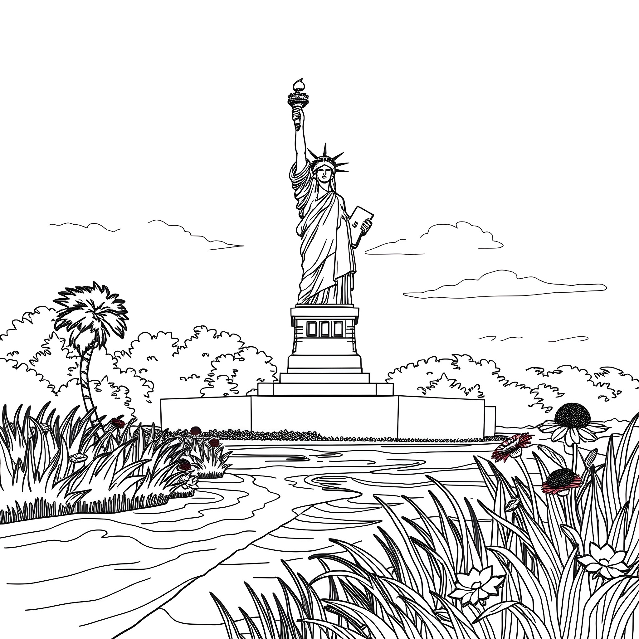 4 Best Statue Coloring Pages (Free Printable PDFs)