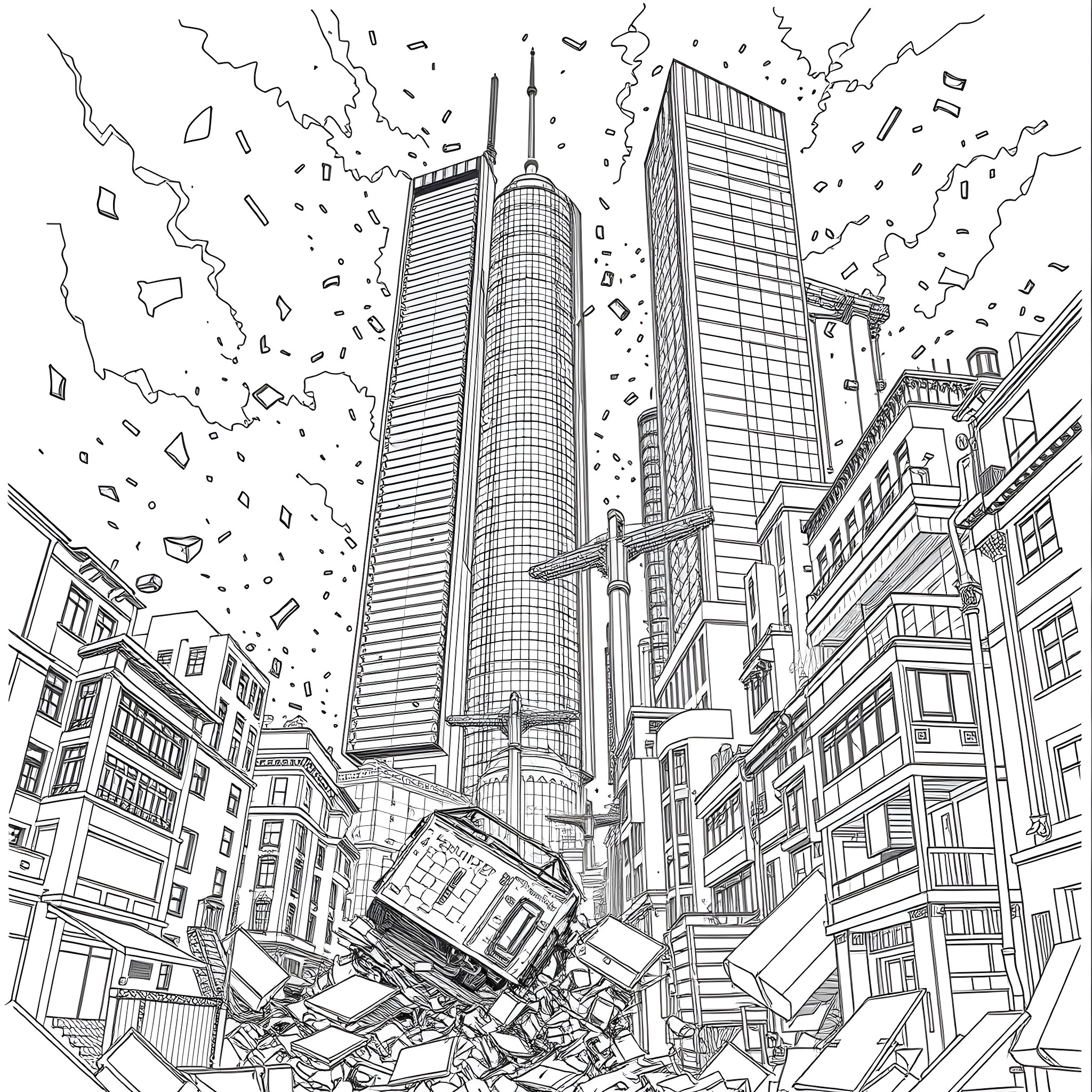 Best Earthquake Coloring Pages (Free Printable PDF)