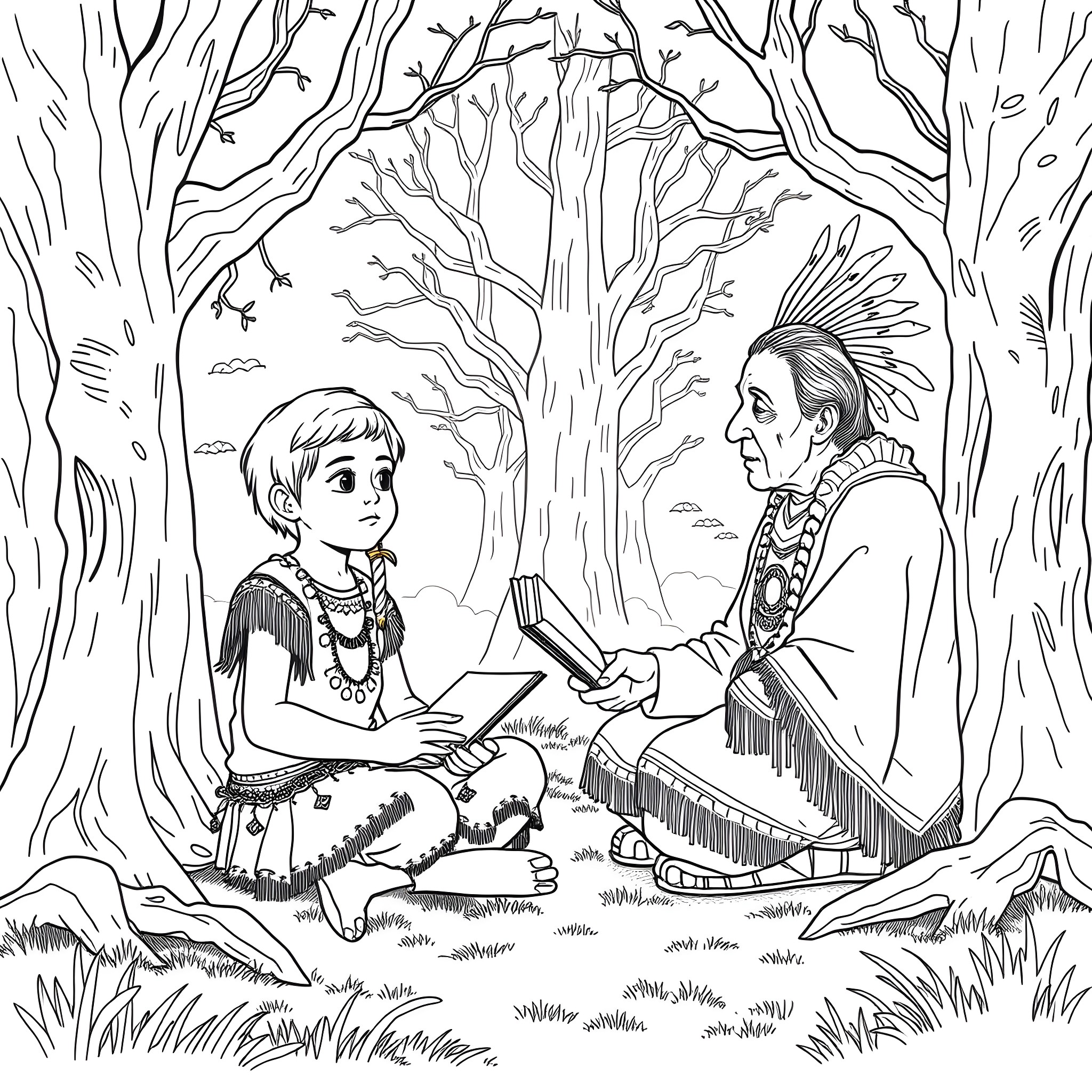 6 Best Cherokee Child Coloring Pages (Free Printable PDFs)
