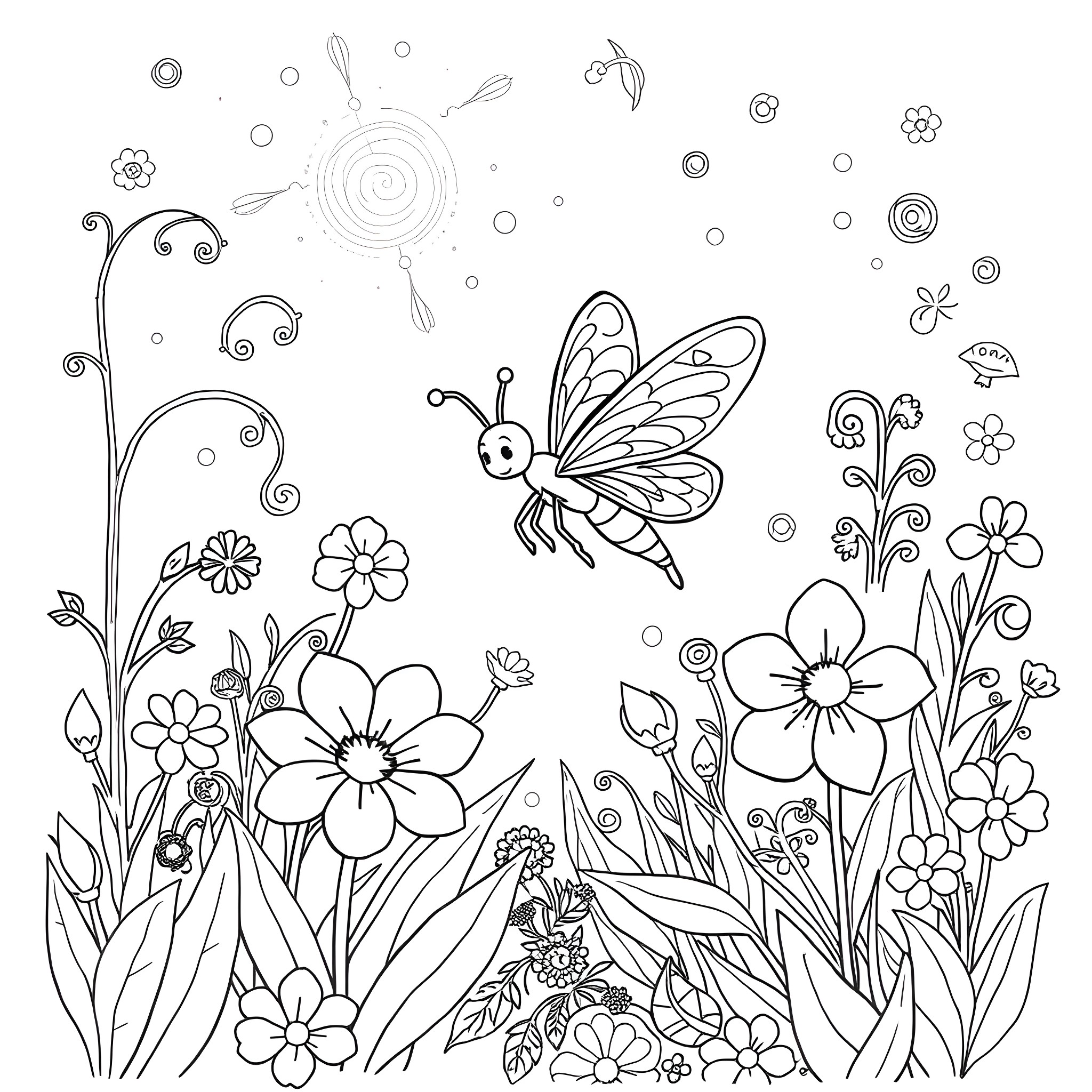 Best Firefly Coloring Pages (Free Printable PDF)
