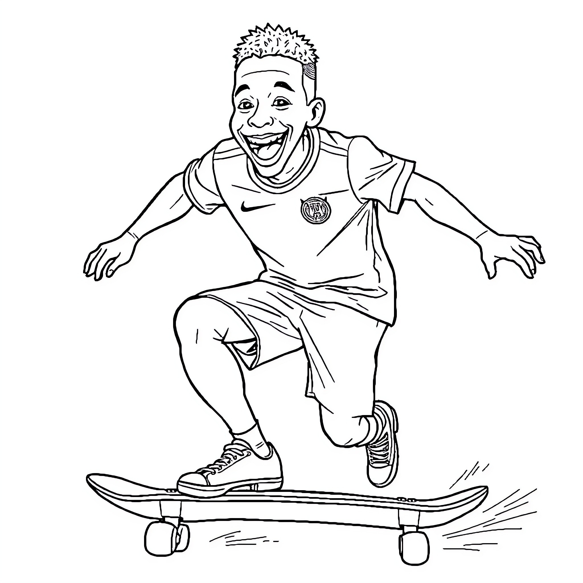 Best Mbappe Coloring Pages (Free Printable PDF)