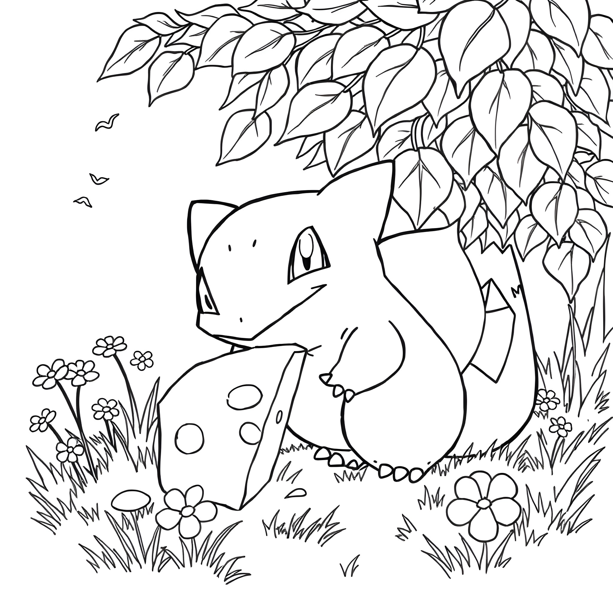 27 Best Bulbasaur Coloring Pages (Free Printable PDFs)