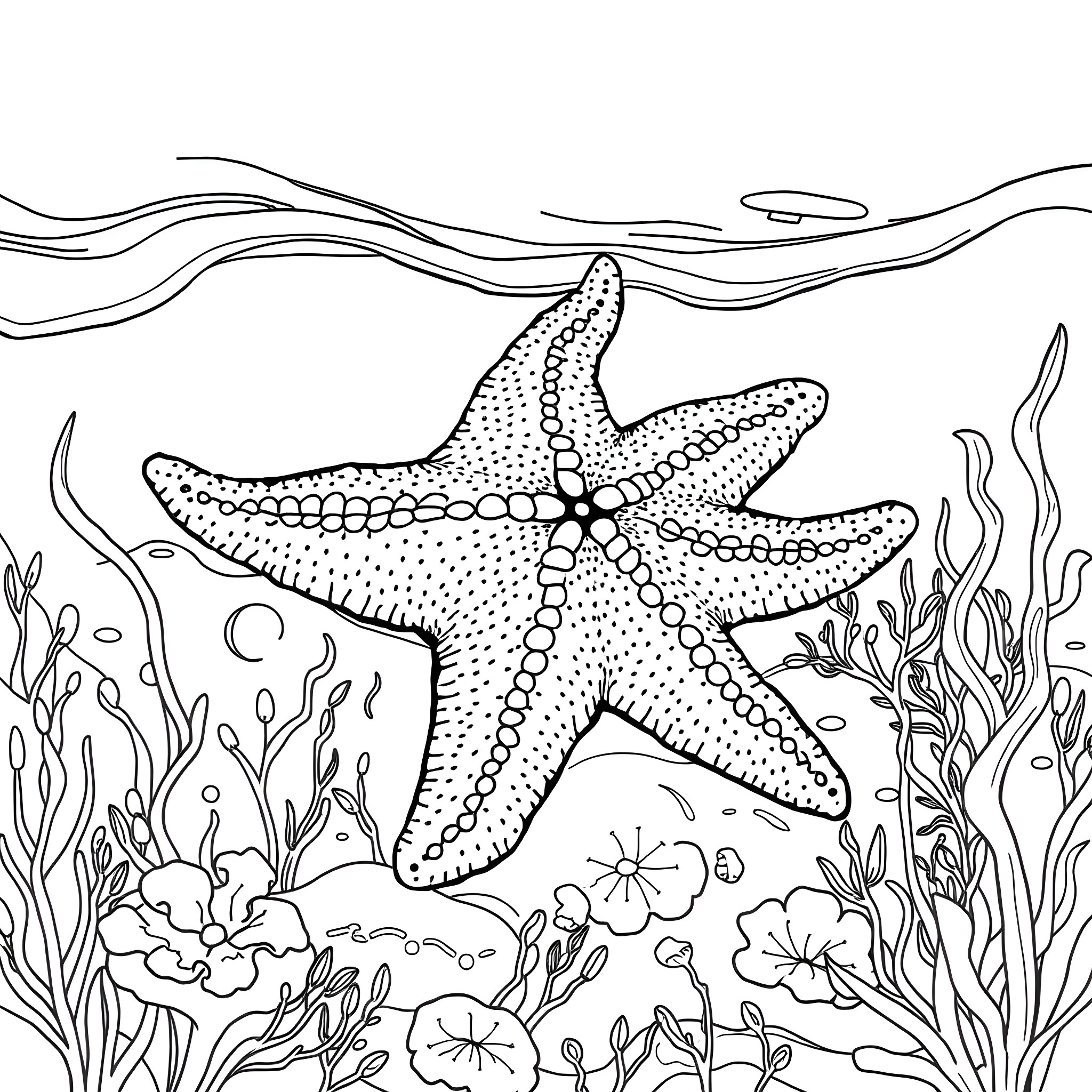 Best Starfish Coloring Pages (Free Printable PDF)