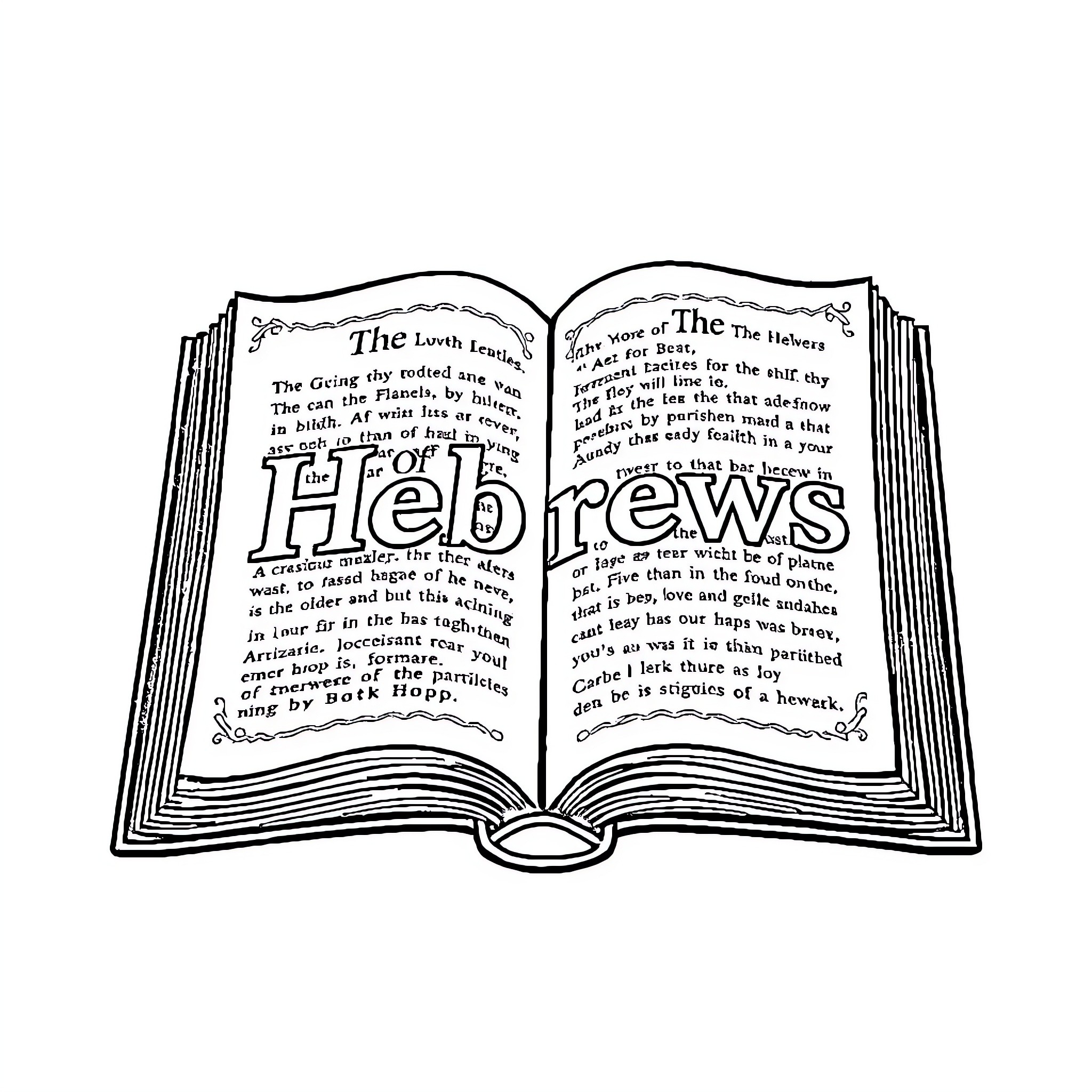 1 Best Hebrews Coloring Pages (Free Printable PDFs)