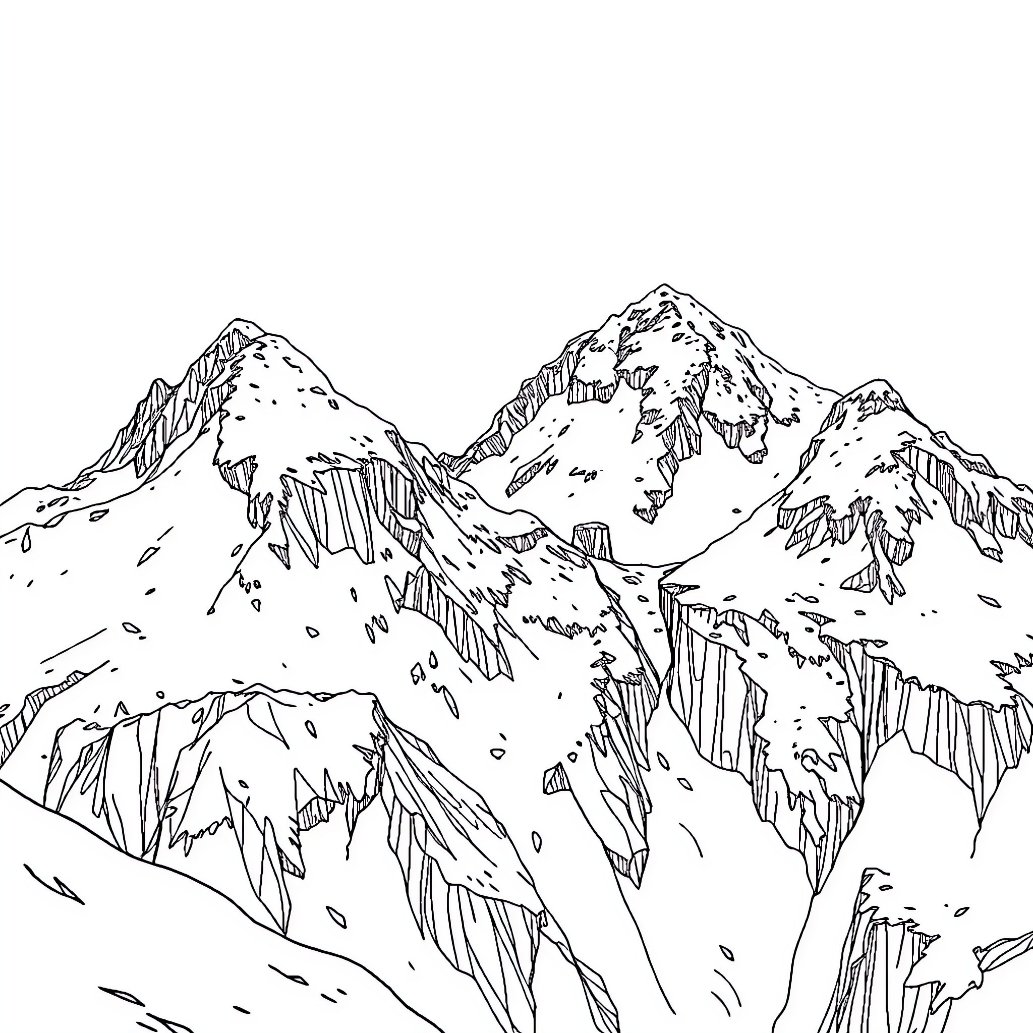 Best Mountain Coloring Pages (Free Printable PDF)
