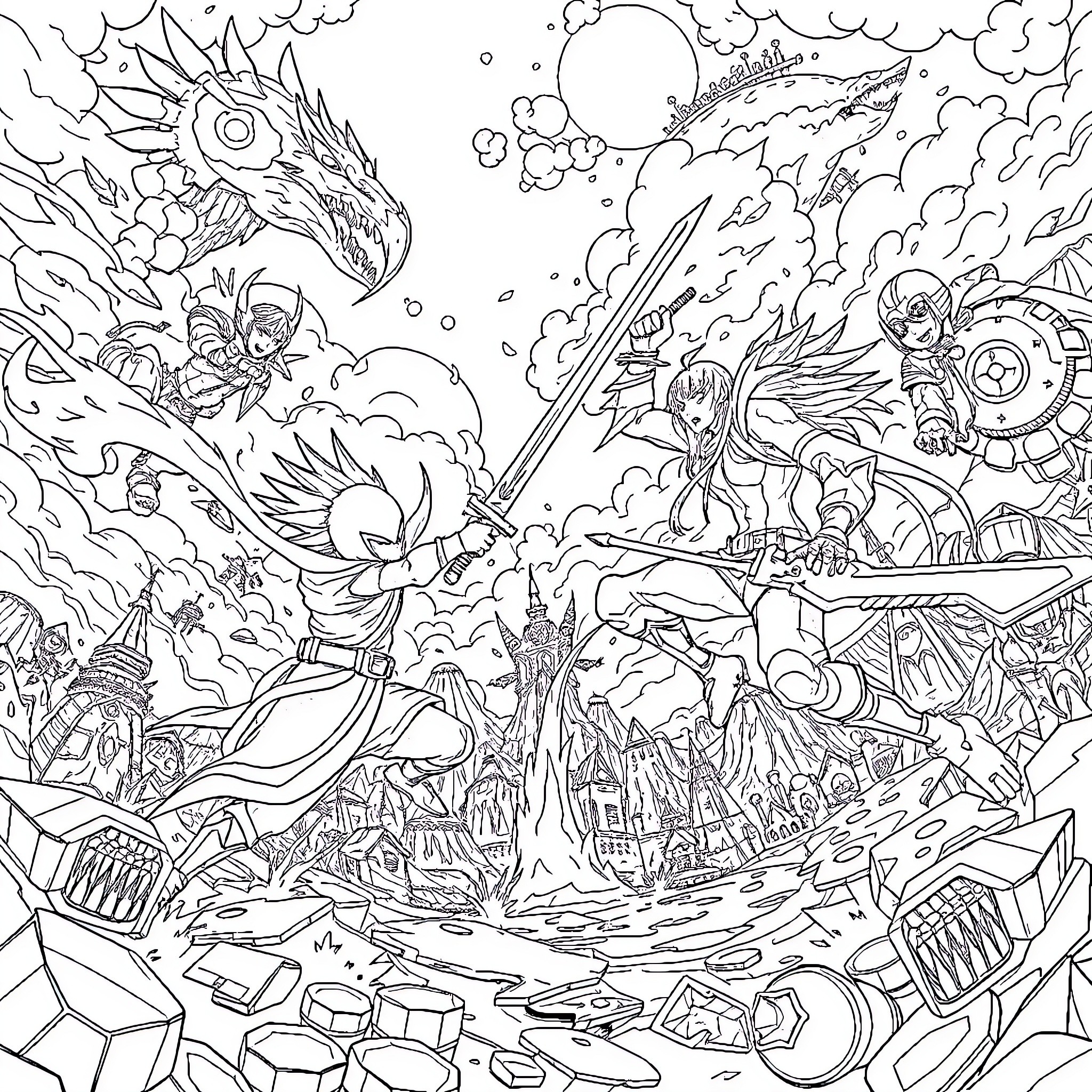 Best Solo Leveling Coloring Pages (Free Printable PDF)