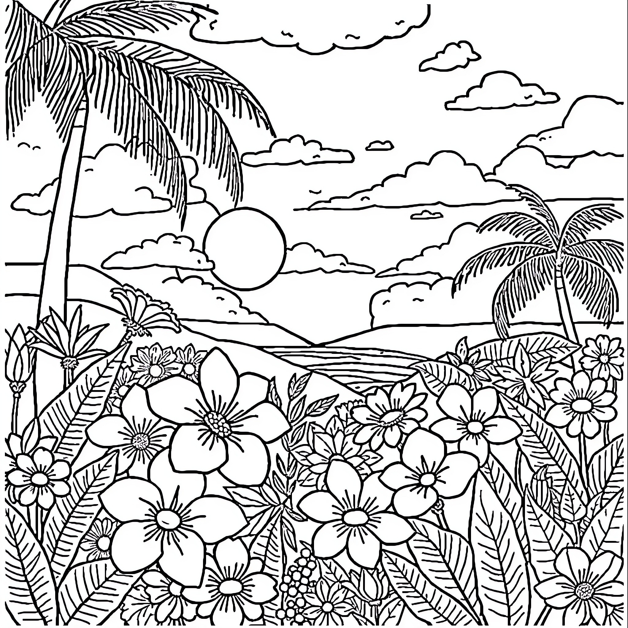 Best Summer Coloring Pages (Free Printable PDF)
