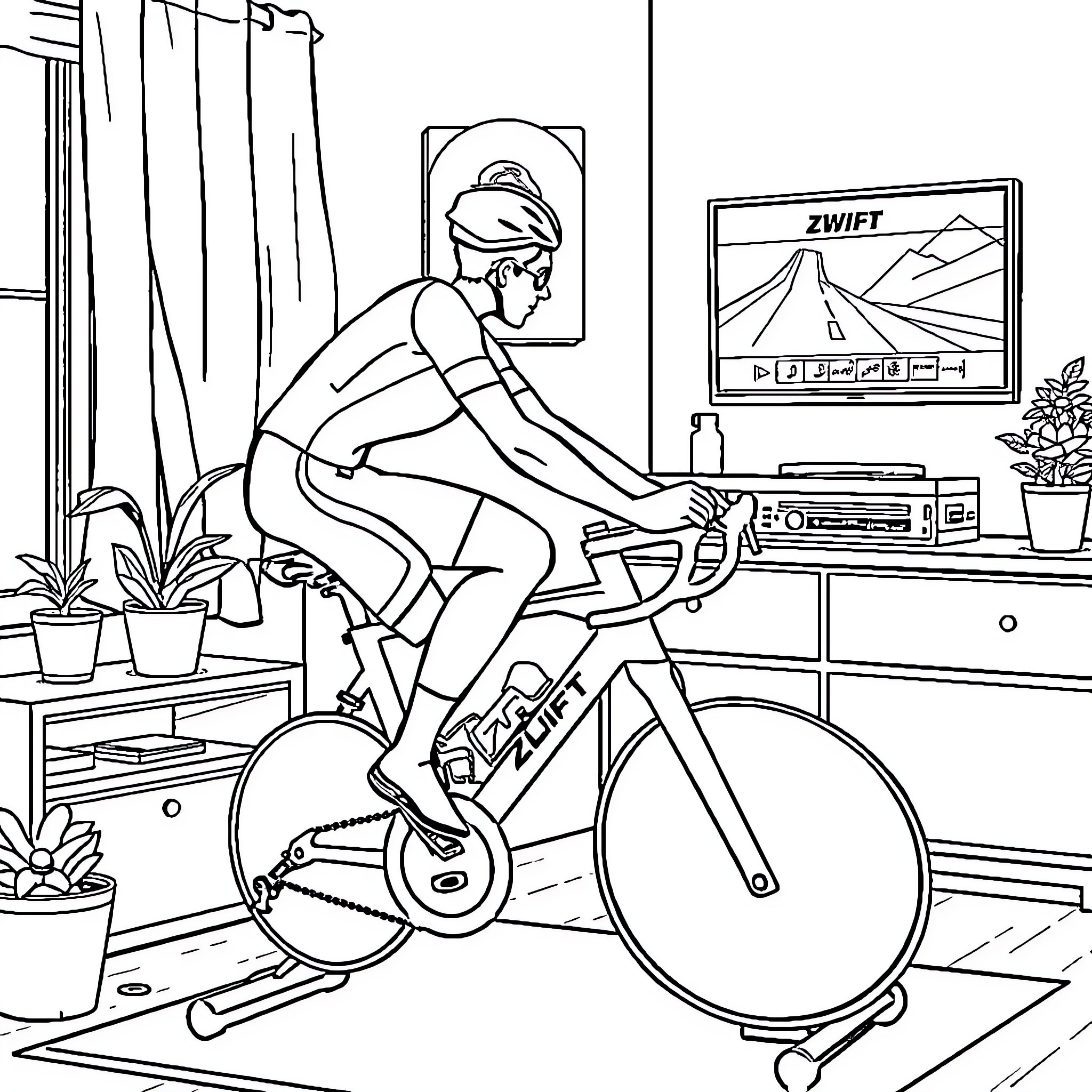 Best Cyclist Coloring Pages (Free Printable PDF)