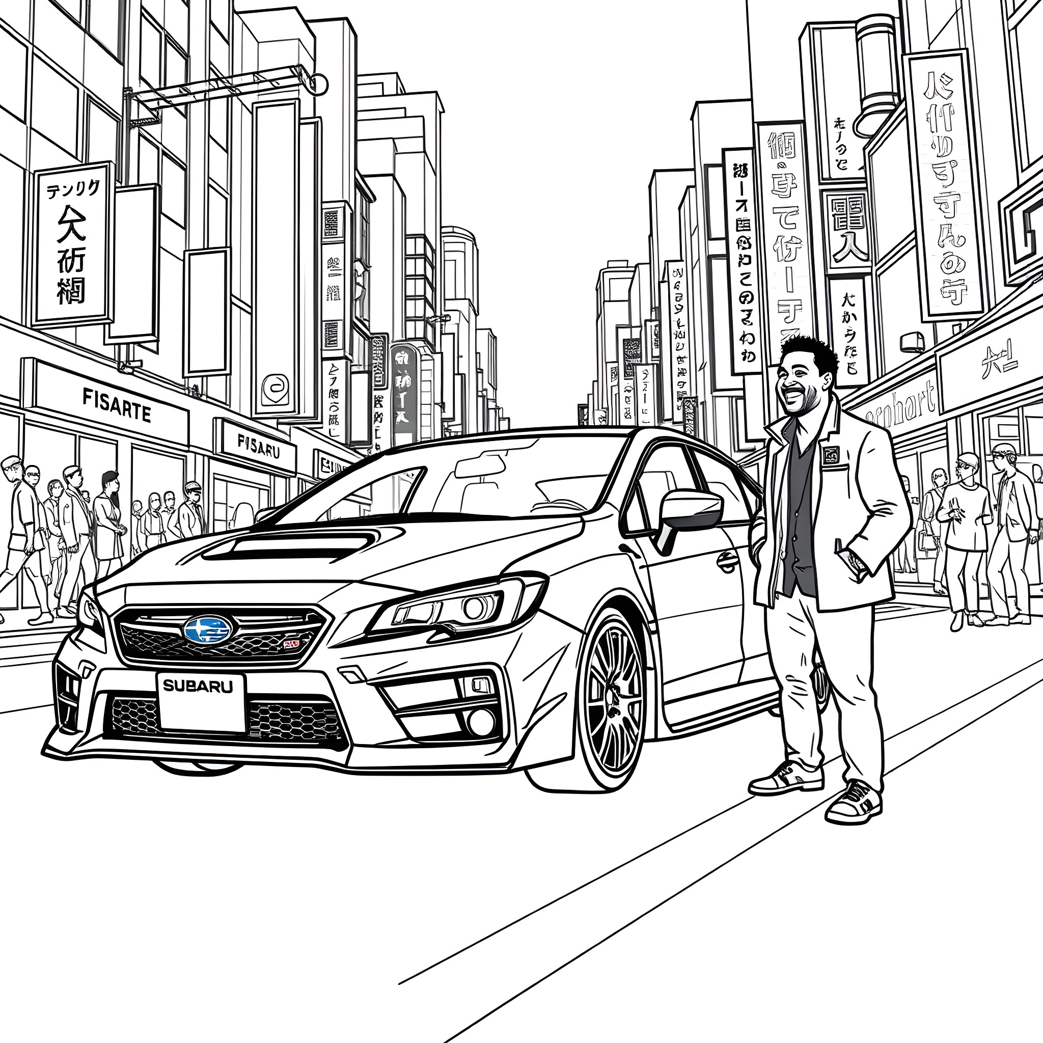 Best Subaru Coloring Pages (Free Printable PDF)