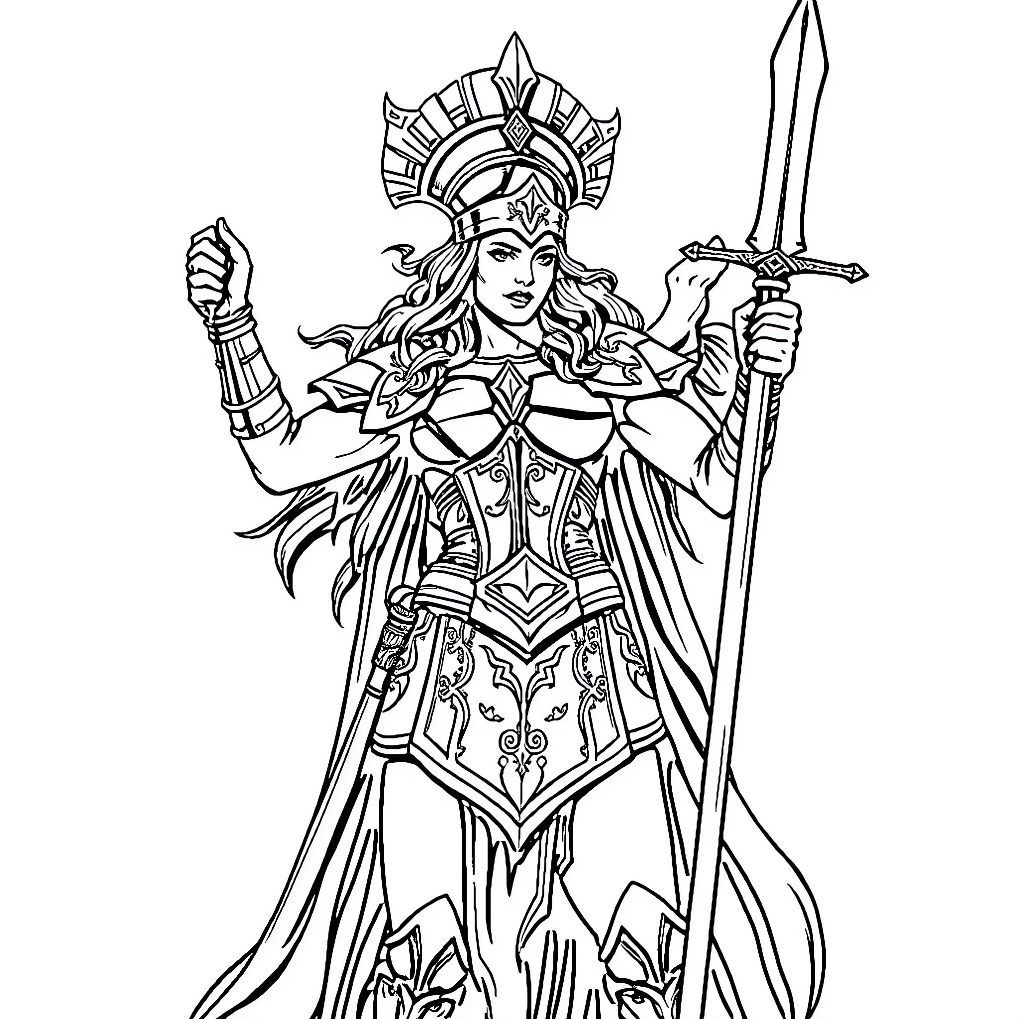 Best Valkyrie Coloring Pages (Free Printable PDF)