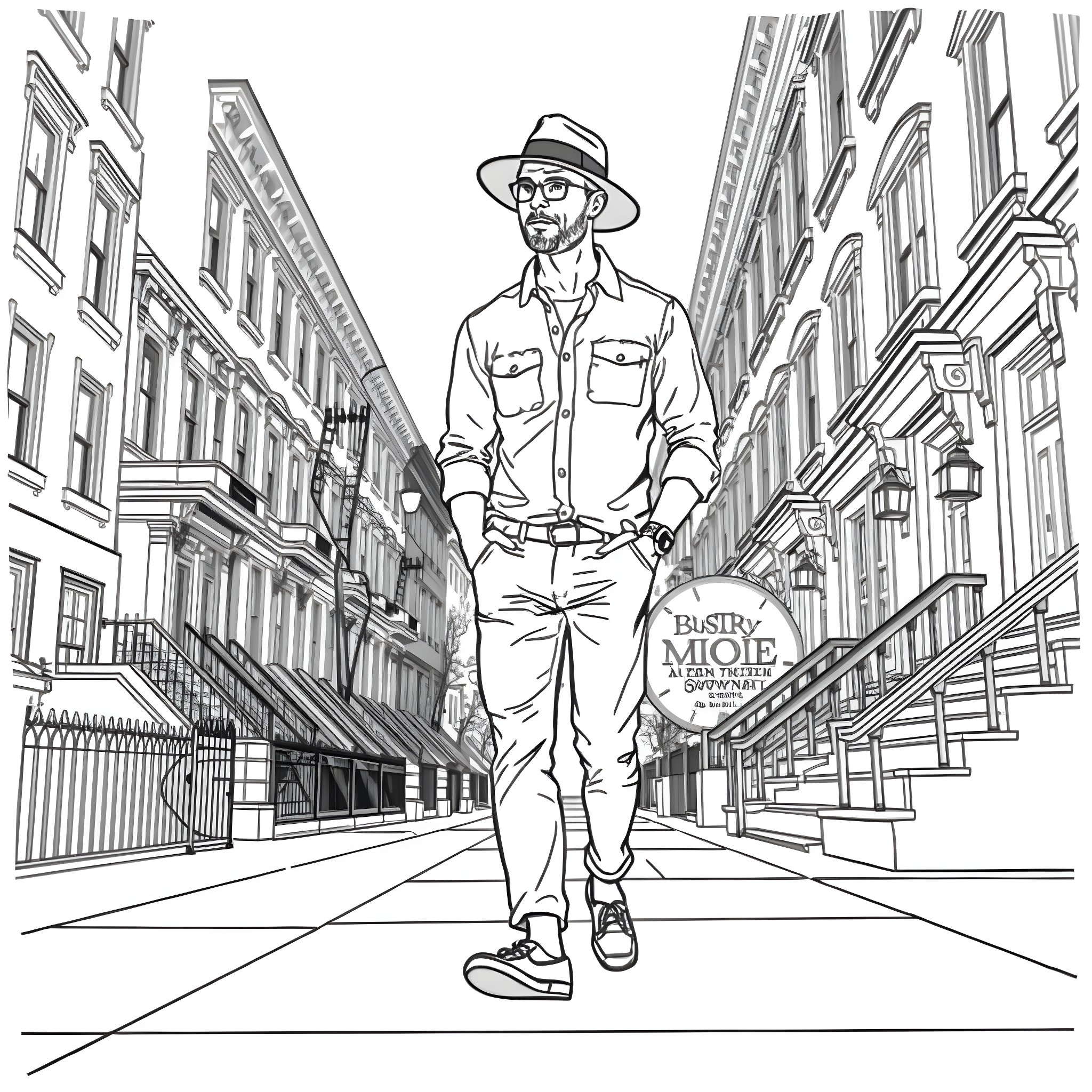 1587 Best Man Coloring Pages (Free Printable PDFs)