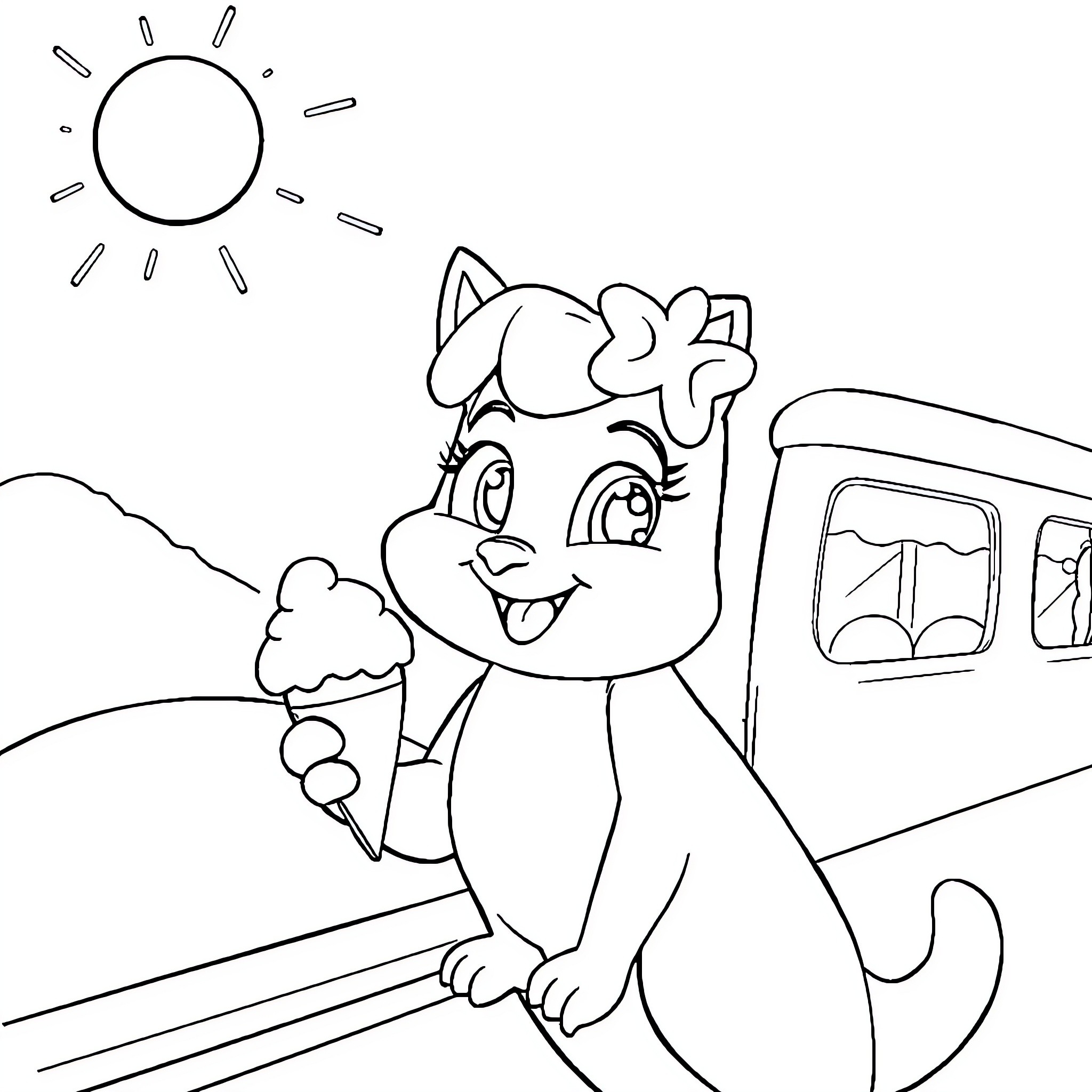 Best Ford Transit Coloring Pages (Free Printable PDF)