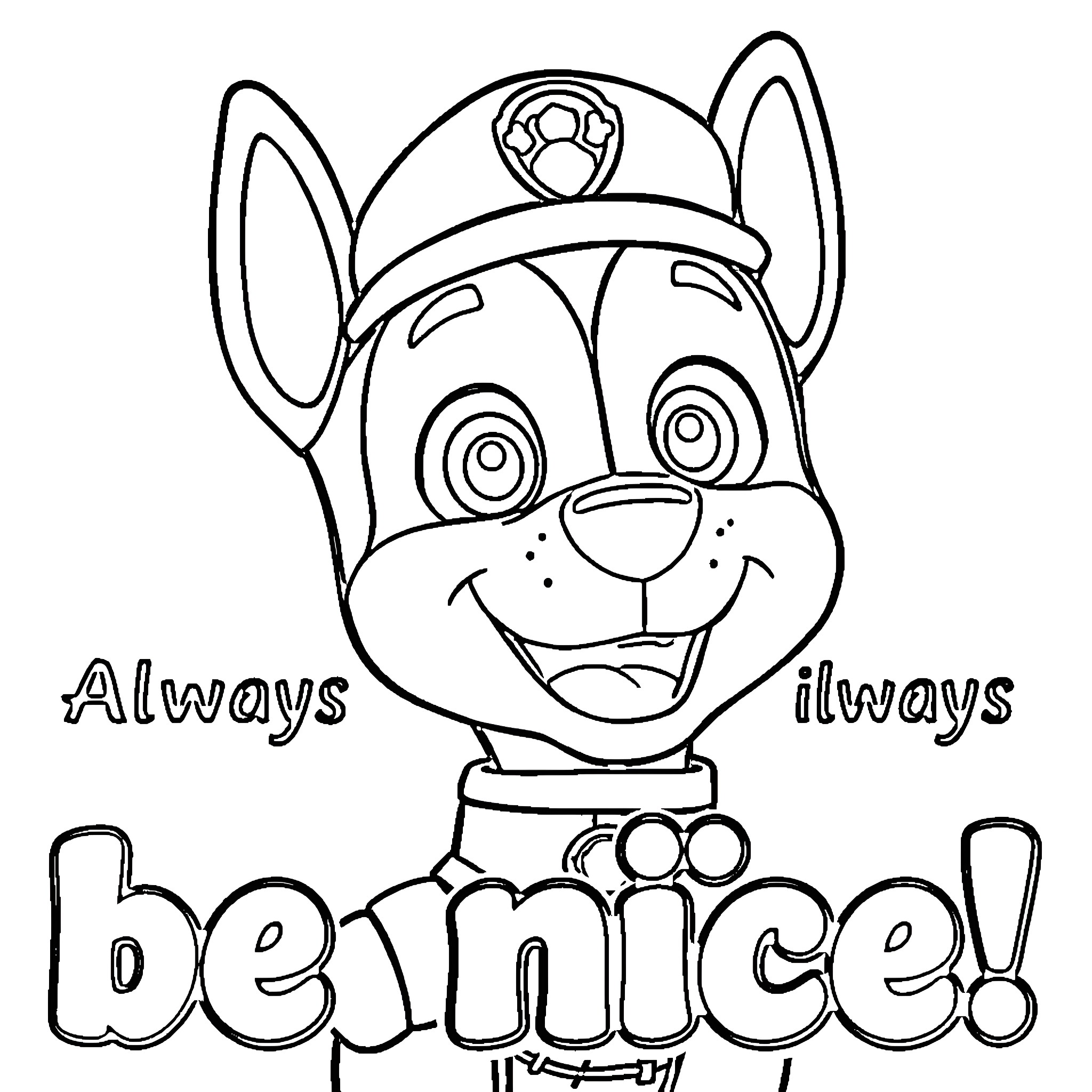 Best Chase Coloring Pages (Free Printable PDF)