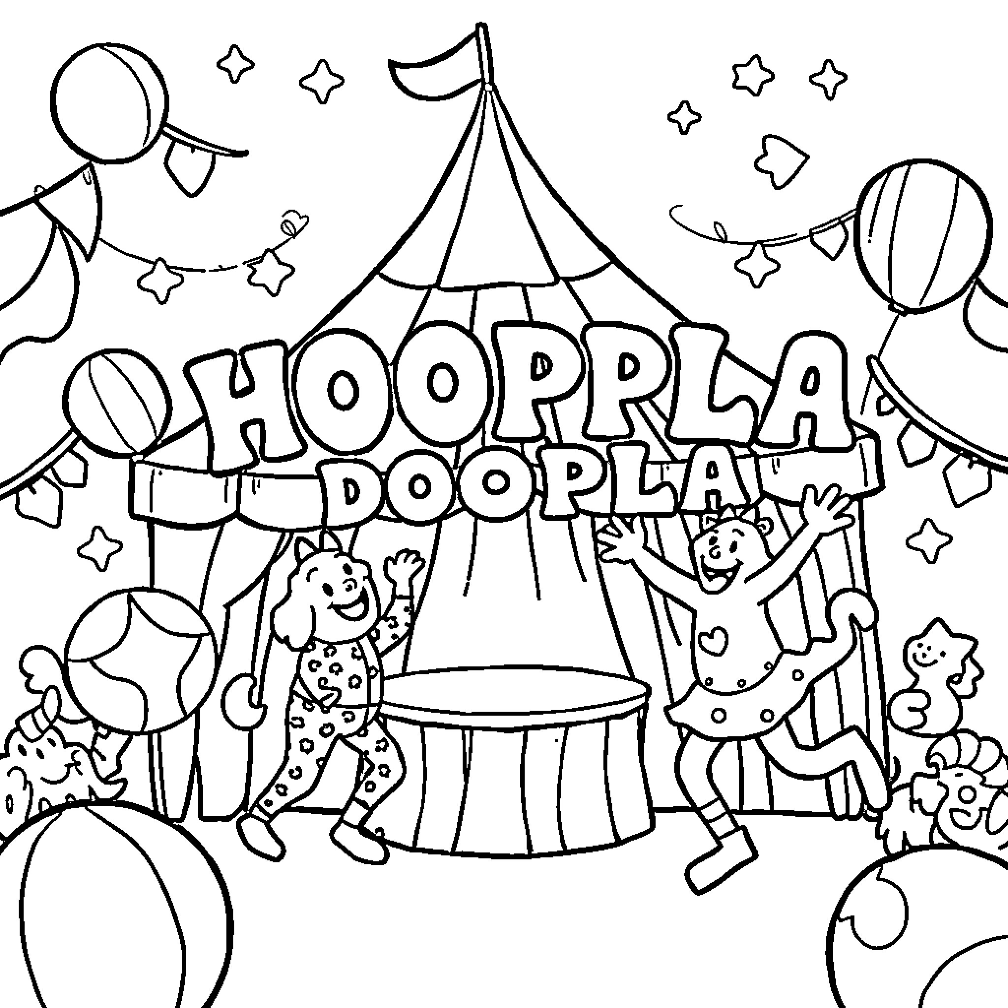 Best Hoopla Doopla Coloring Pages (Free Printable PDF)