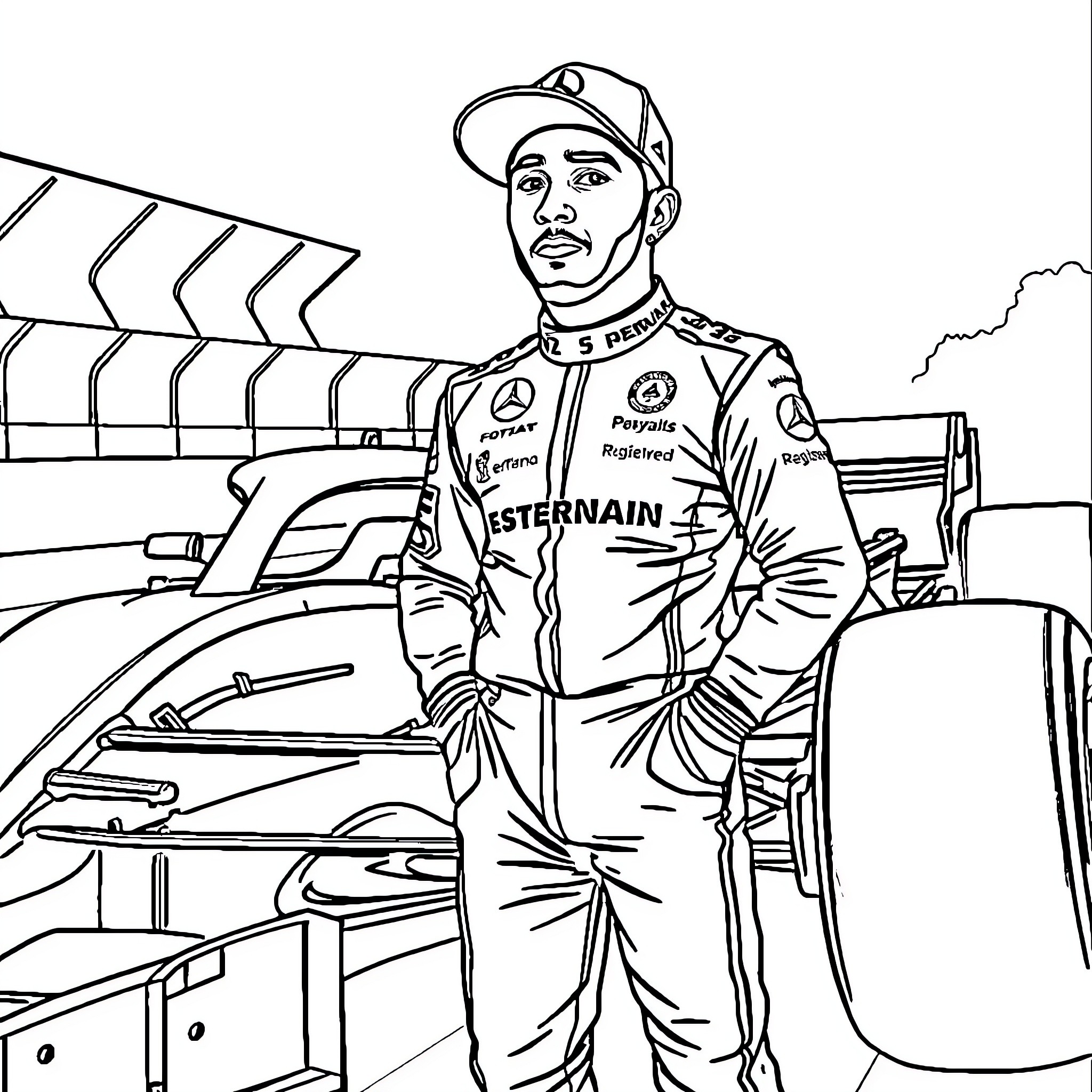 Best Lewis Hamilton Coloring Pages (Free Printable PDF)