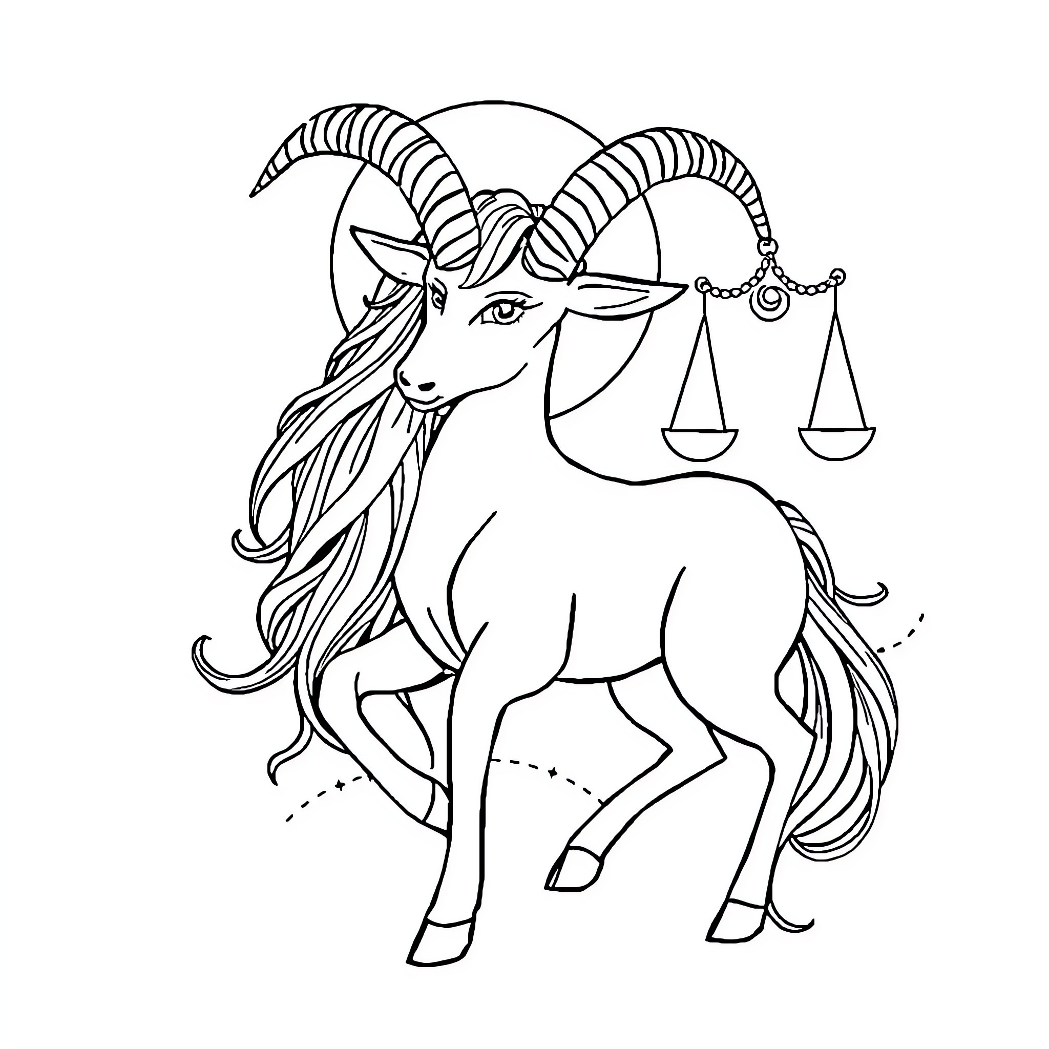 Best Capricorn Coloring Pages (Free Printable PDF)