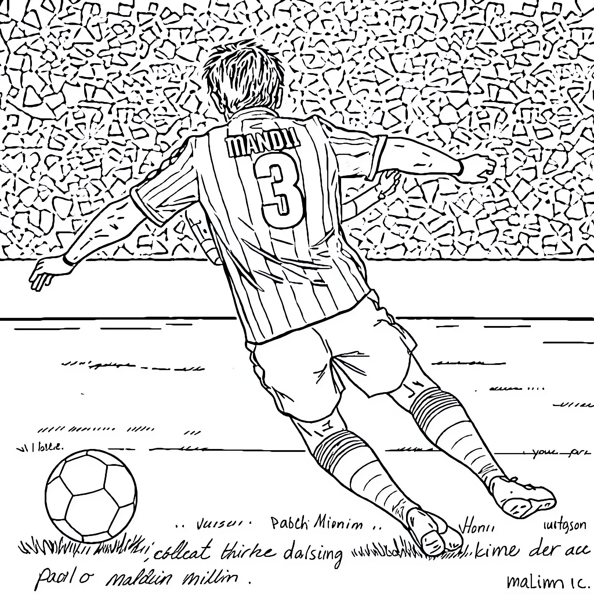 Best Paolo Maldini Coloring Pages (Free Printable PDF)