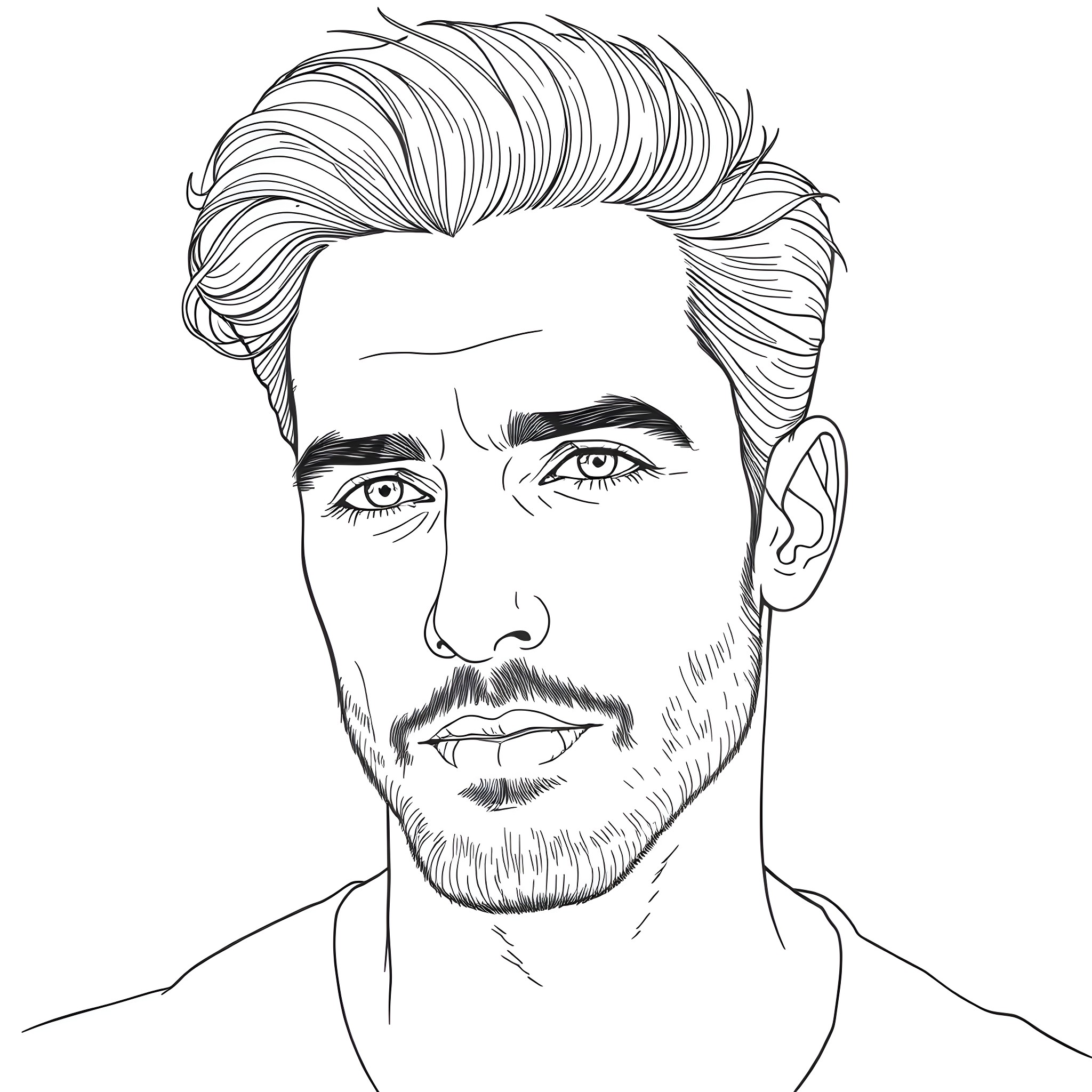 Best Male Coloring Pages (Free Printable PDF)